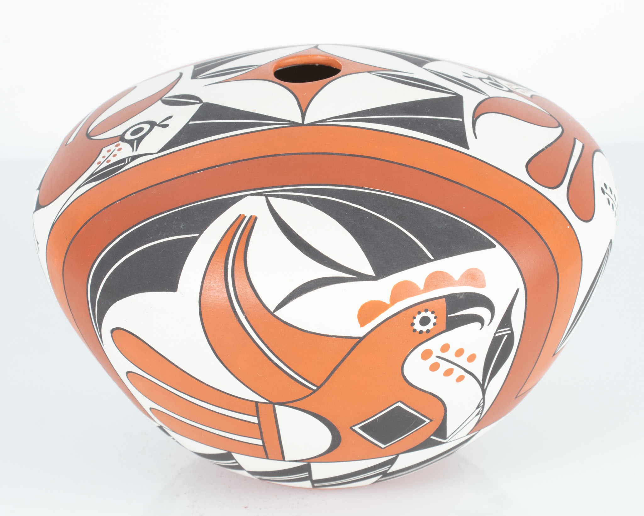 E. Vallo | NATIVE AMERICAN ACOMA POTTERY VASE | MutualArt