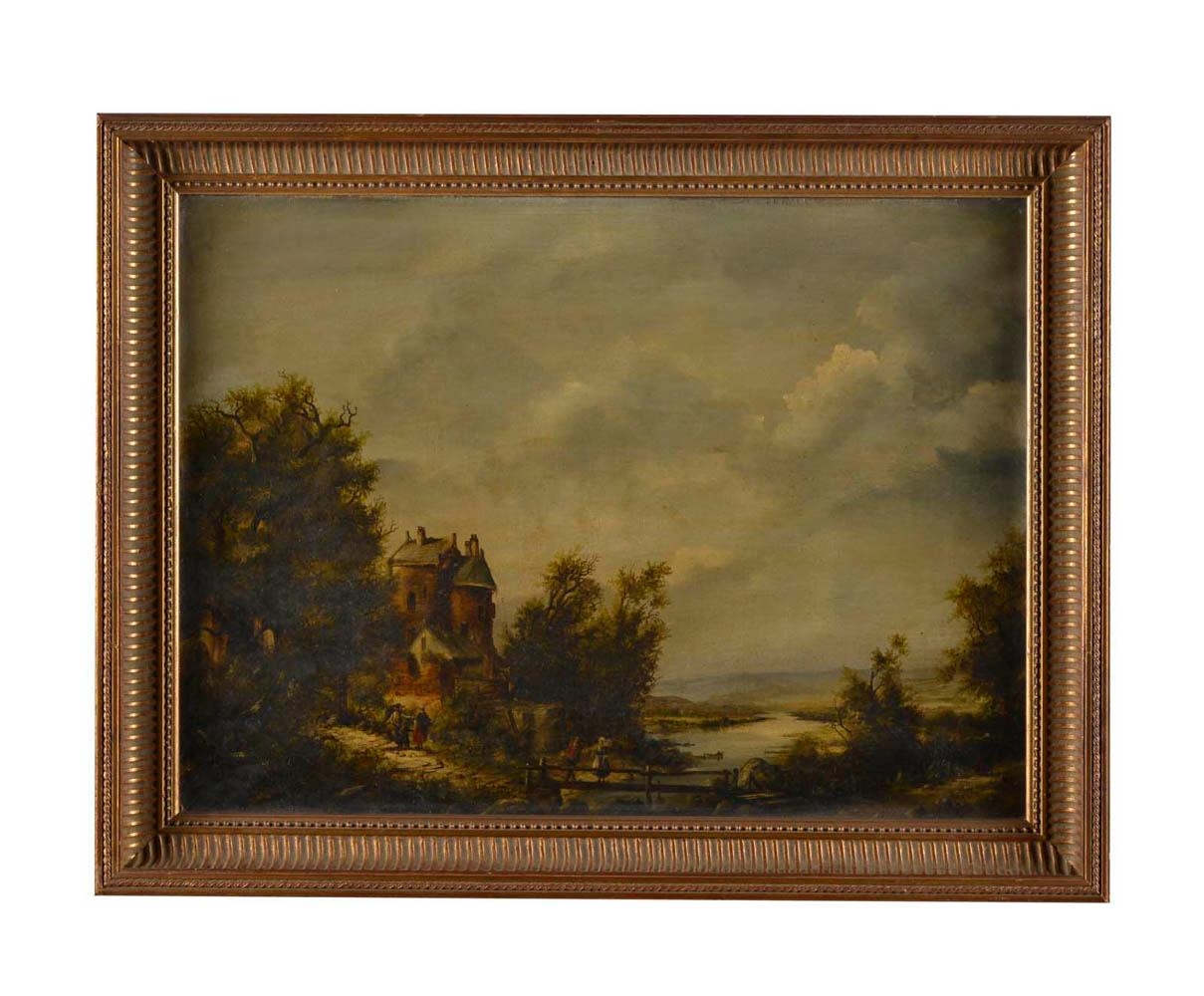 Anthony Biester | Landscapes with houses and figures | MutualArt