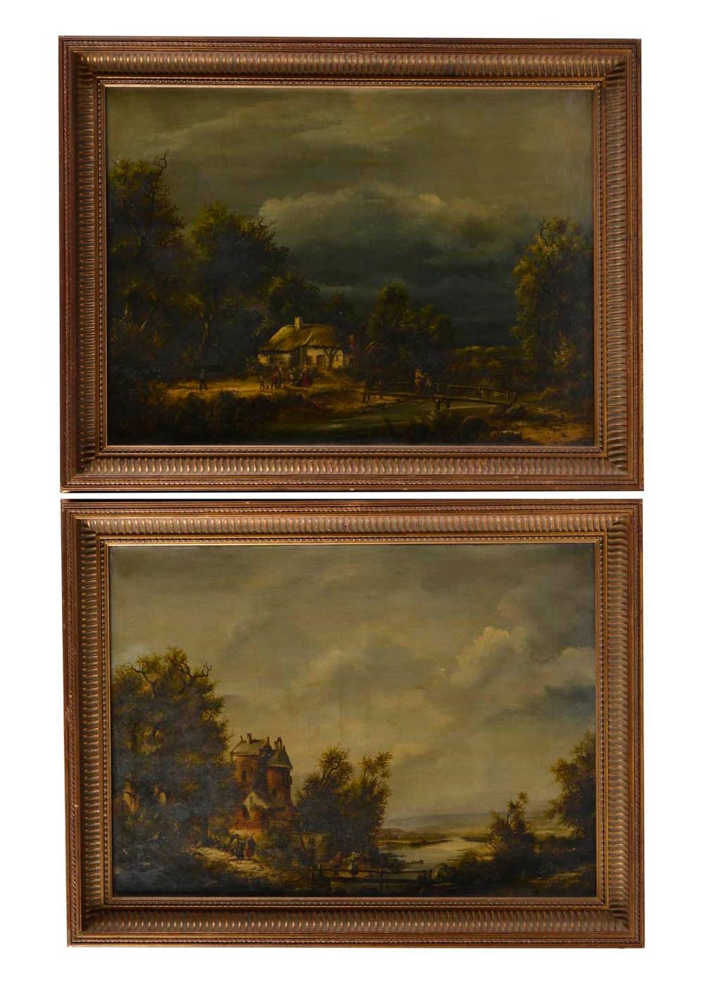 Anthony Biester | Landscapes with houses and figures | MutualArt