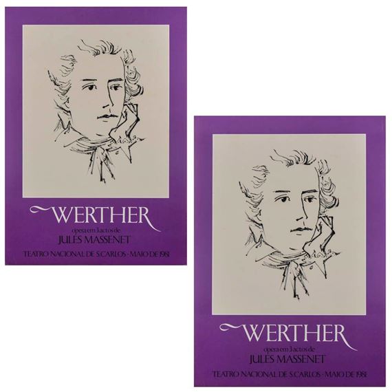 Fernando de Azevedo | 2 cartazes ópera Werther (1981) | MutualArt