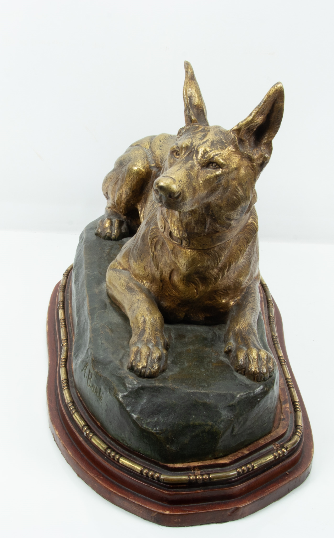 French School, 19th Century | FRENCH DORE BRONZE GERMAN SHEPHERD ...