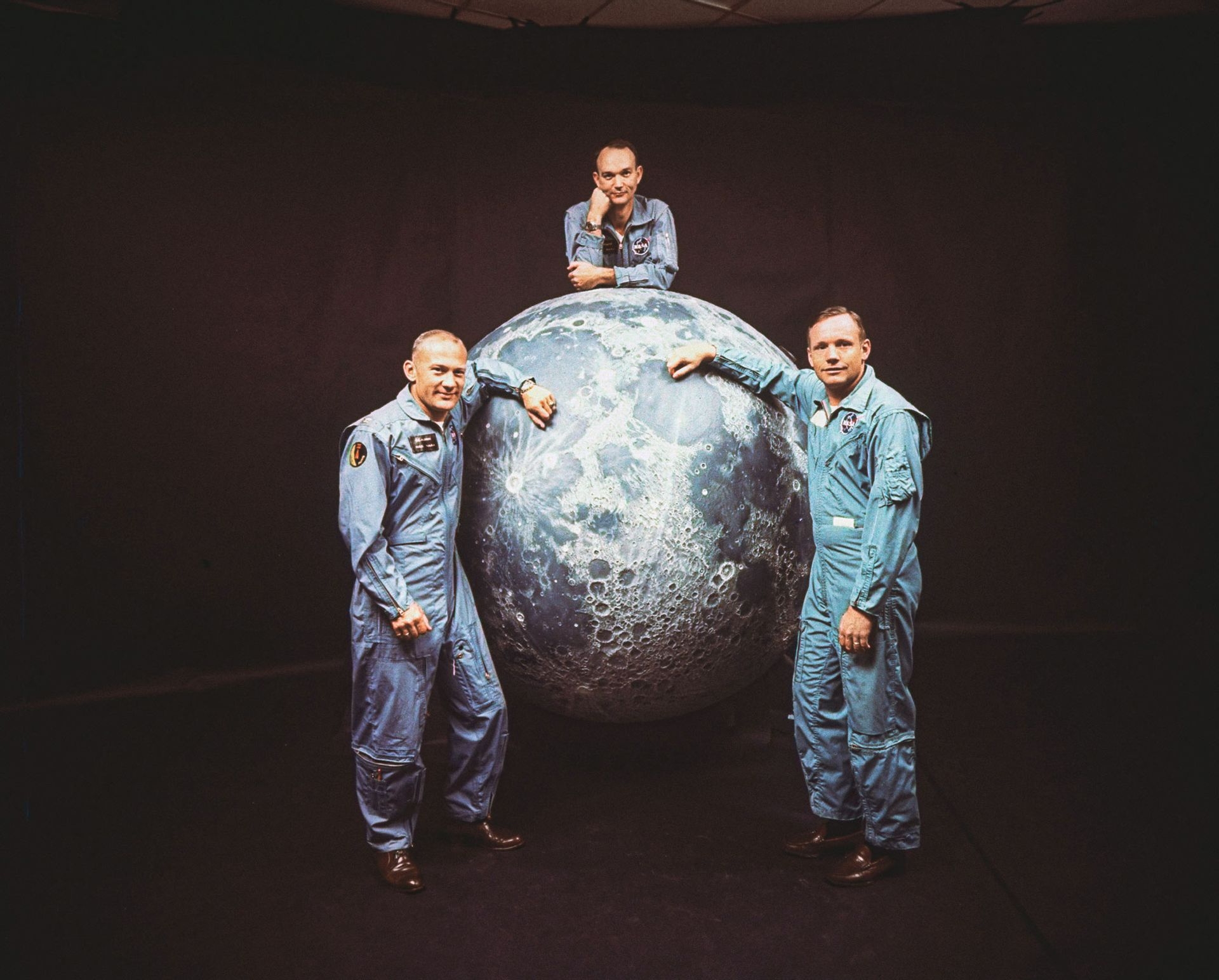 Ralph Morse | Portrait of American astronauts Buzz Aldrin, Michael ...