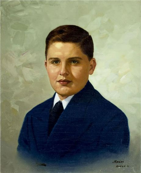 J Roxas | Portrait of Boy (1951) | MutualArt