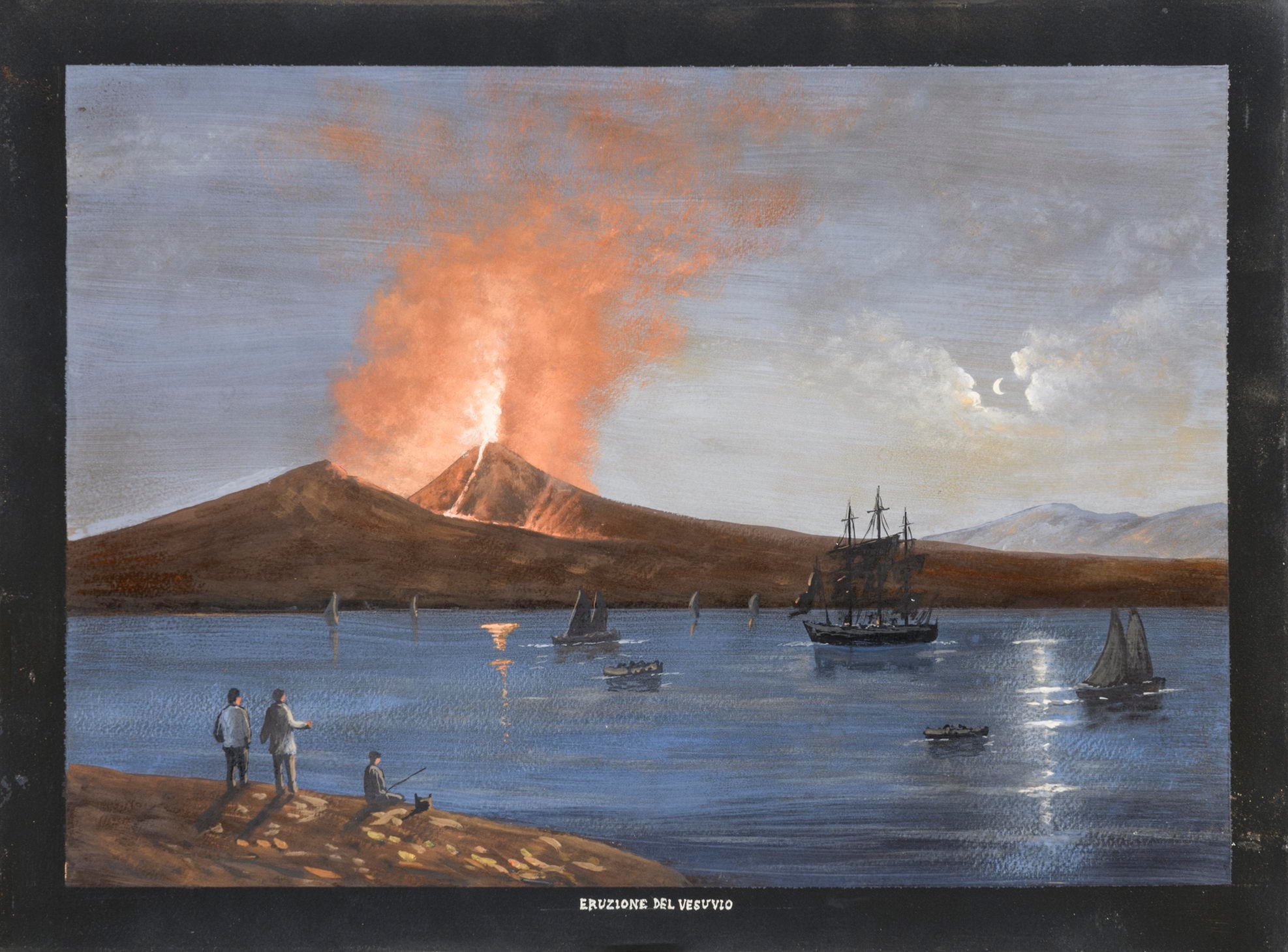 Neapolitan School, 20th Century | ERUZIONE DEL VESUVIO | MutualArt