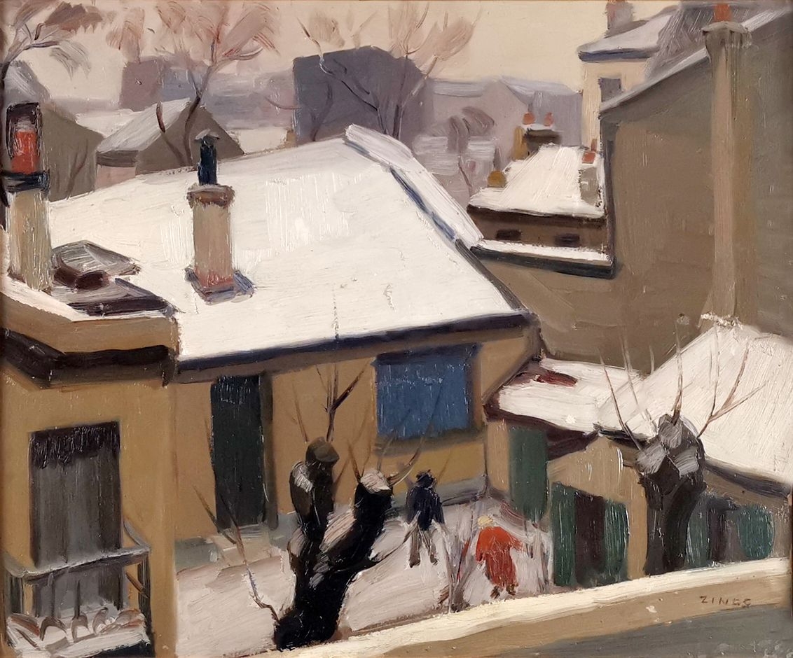 Jules Émile Zingg | Effets de neige, Paris | MutualArt