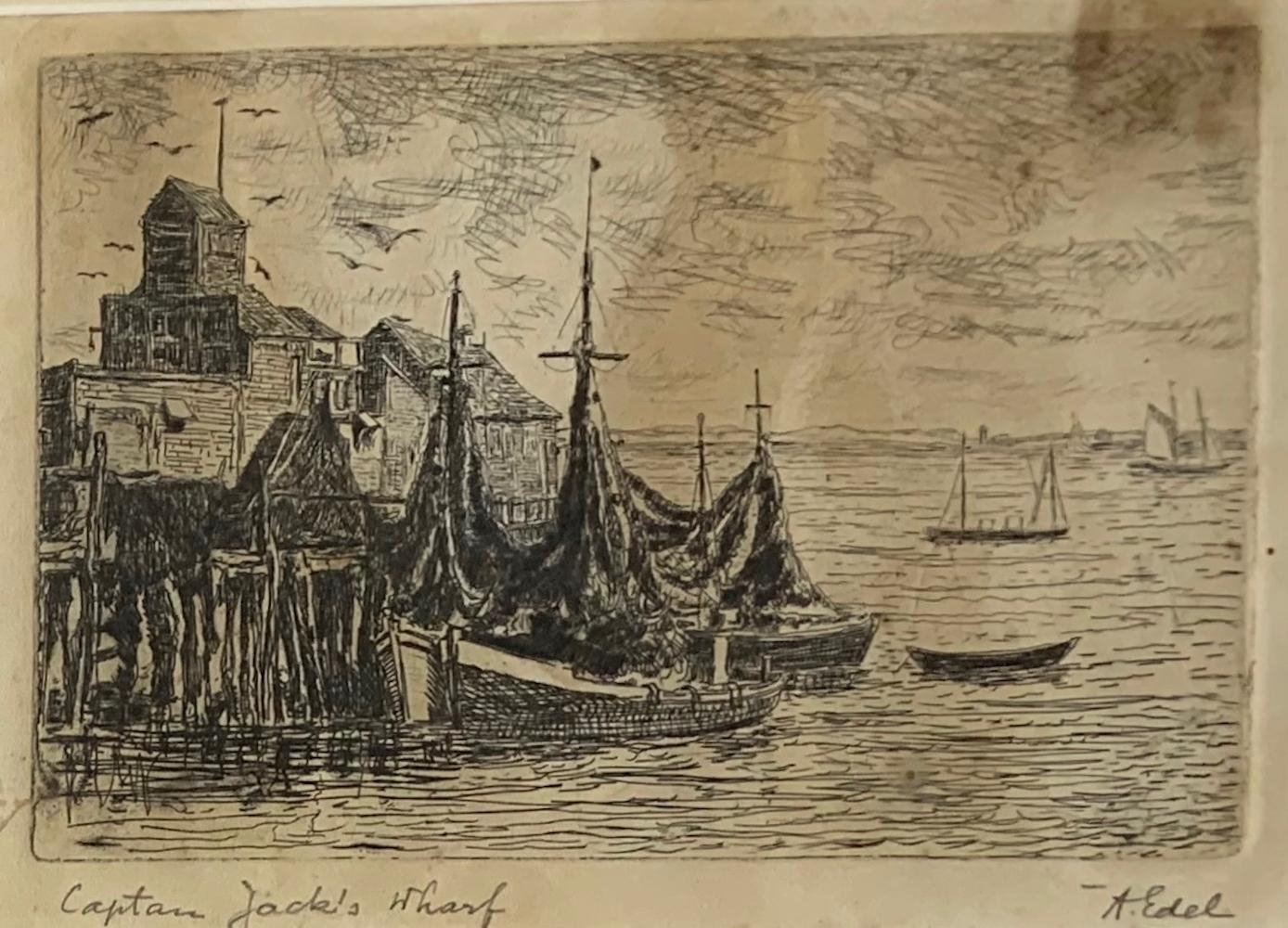 Albert Edel | Captain Jack's Wharf | MutualArt