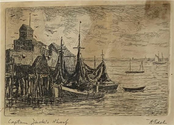 Albert Edel | Captain Jack's Wharf | MutualArt