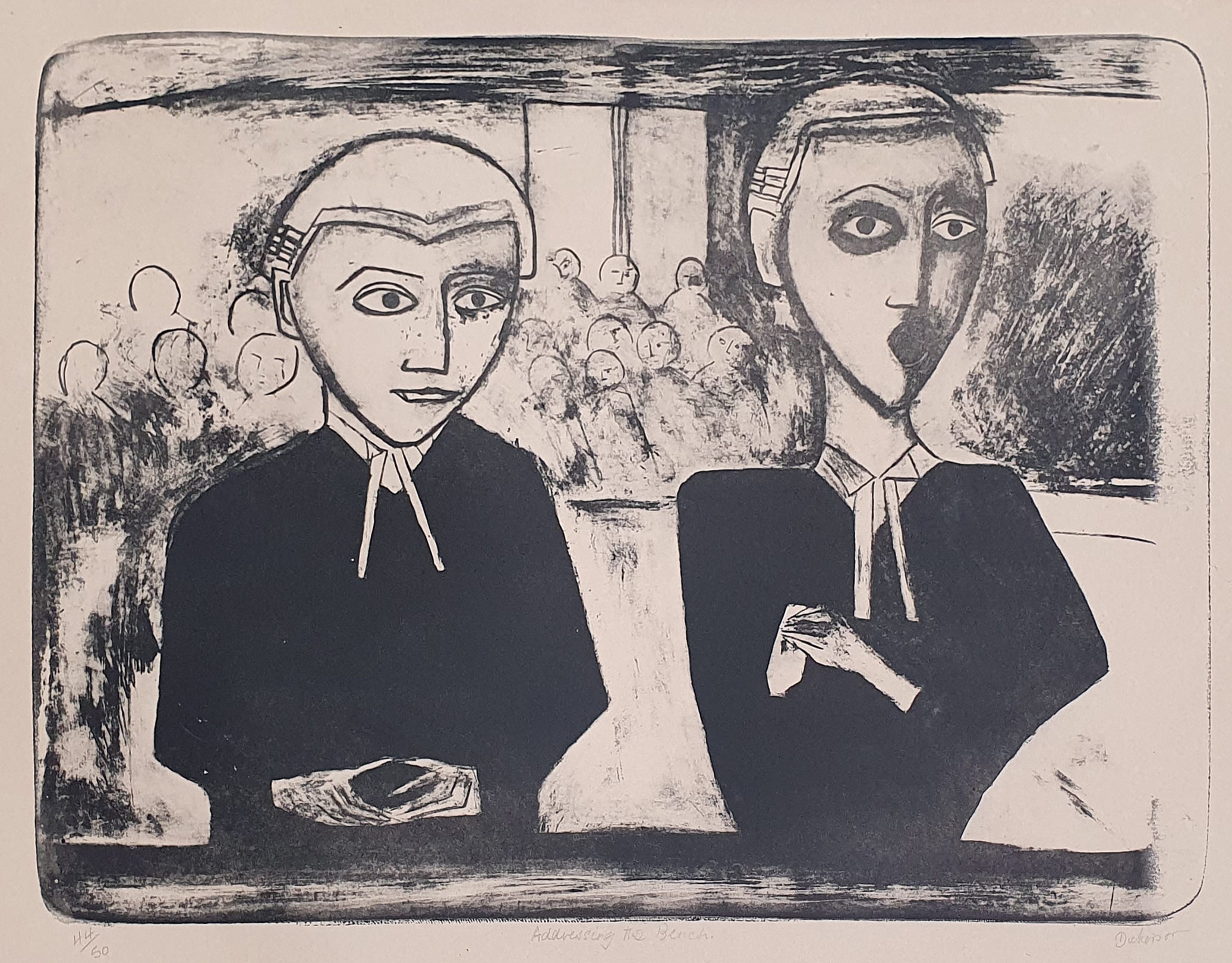 Robert Dickerson | Addressing the Bench | MutualArt