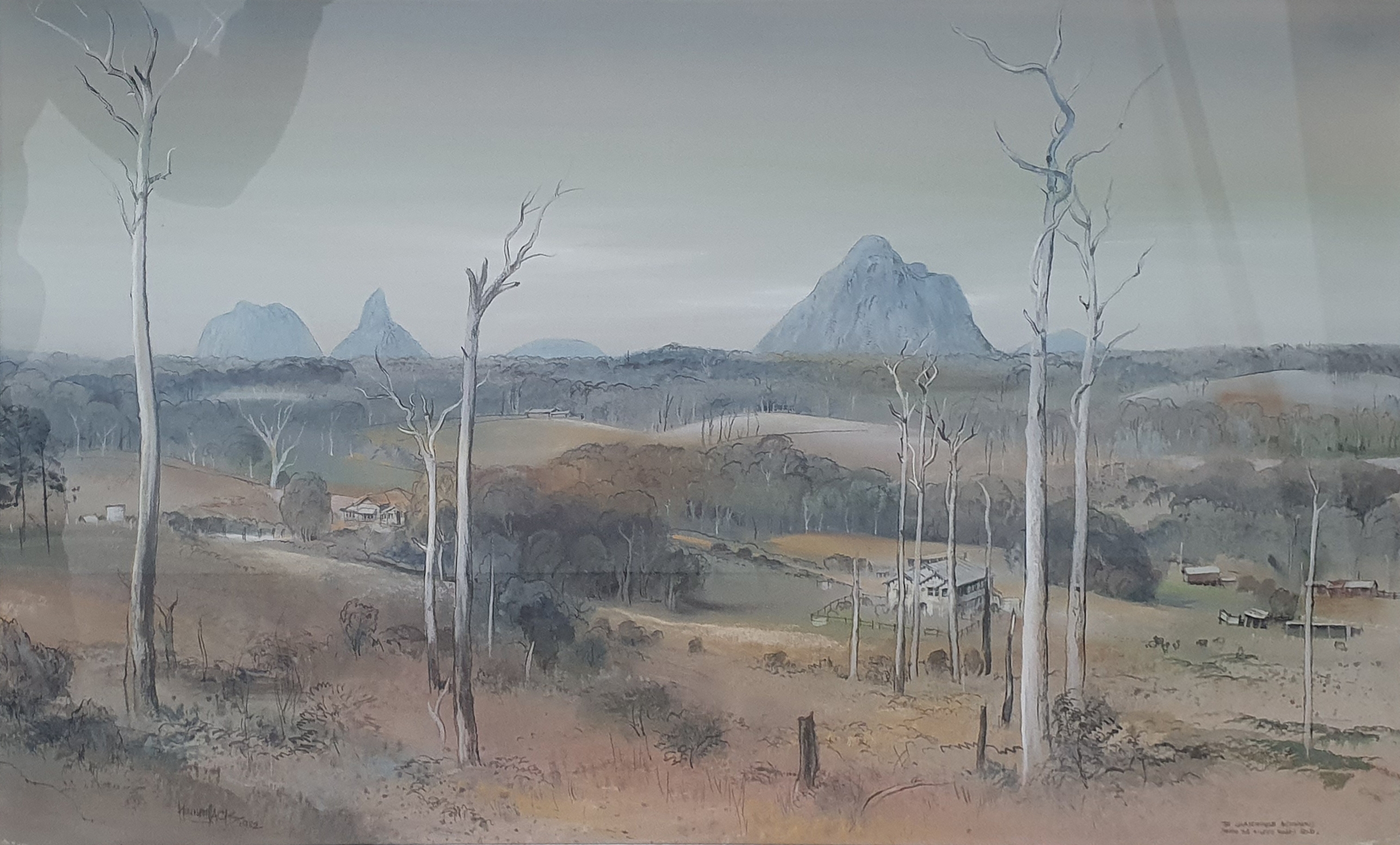 Kenneth Jack | The Glasshouse Mountains (from the Kilkoy Rd) Queensland ...