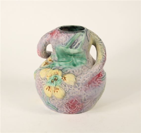 Weller Pottery | Collection of (4) Weller Art Pottery Double-Handle ...
