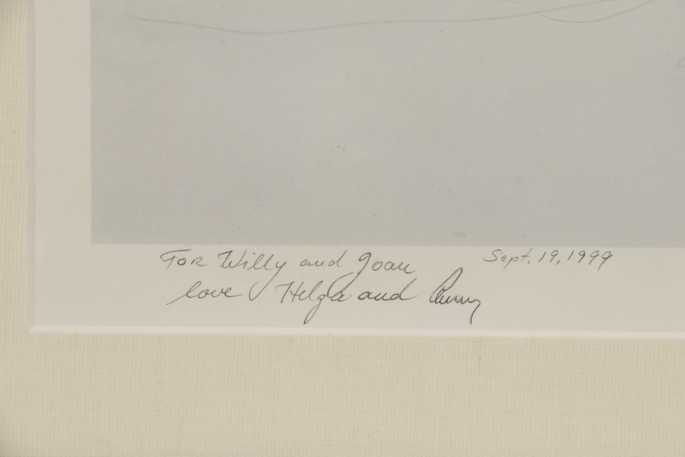 Andrew Wyeth | Helga with Dog (1999) | MutualArt