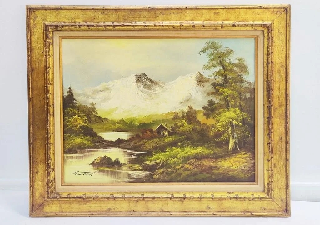 G. Whitman | Mountain/River Landscape | MutualArt