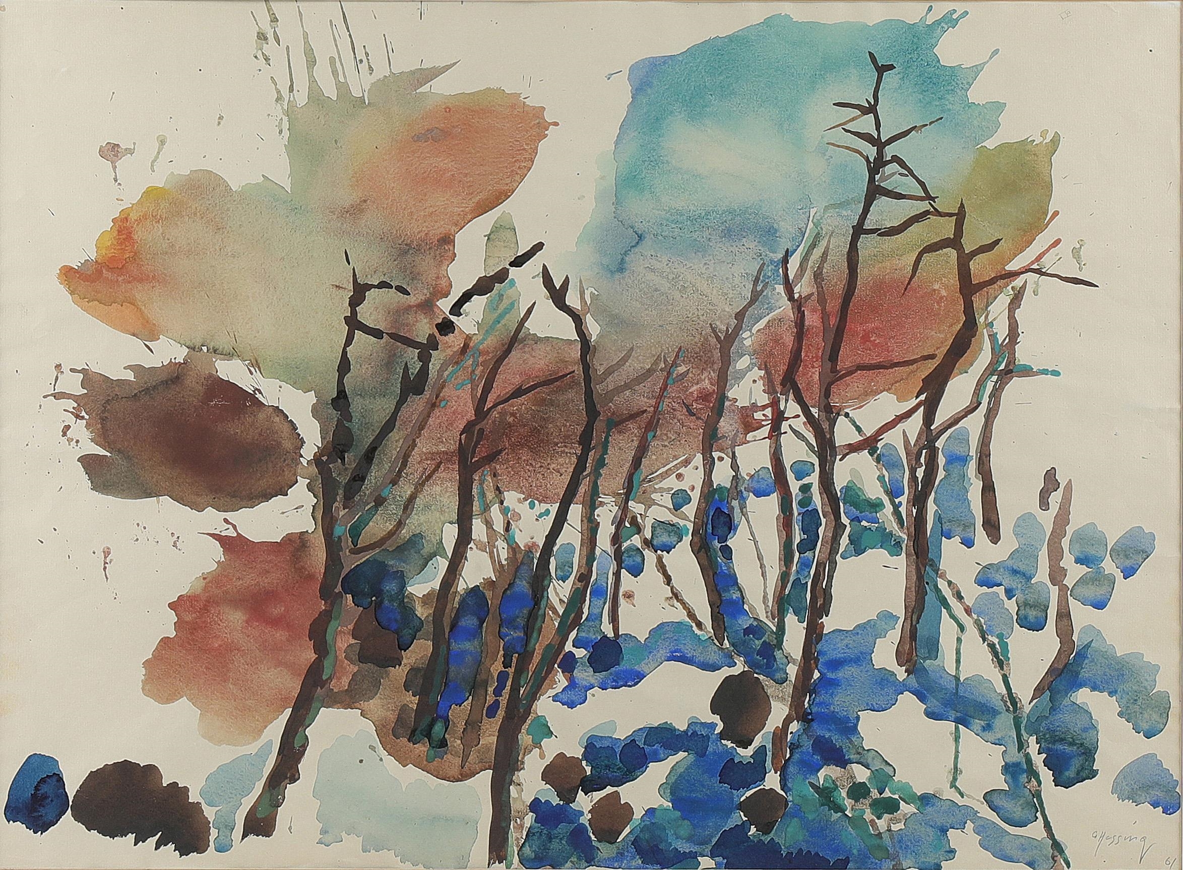 Gustav Hessing | Landschaft (1961) | MutualArt