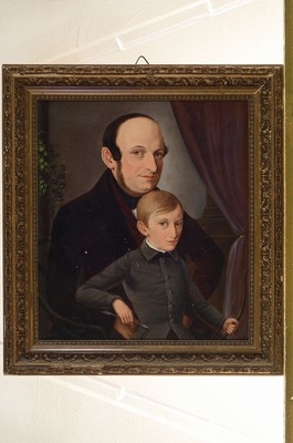 Biedermeier School | portrait of father and son | MutualArt