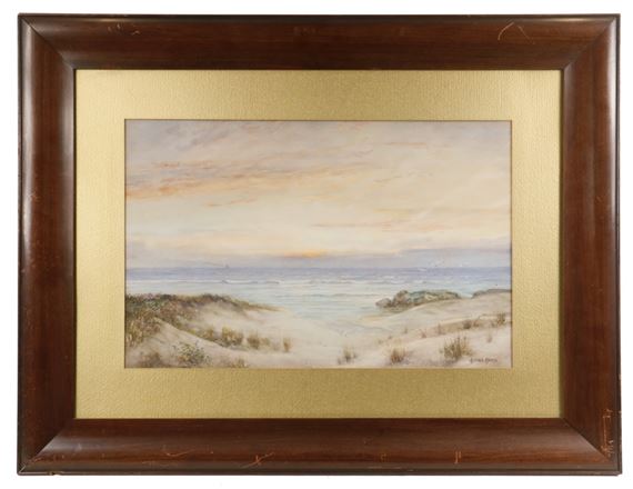 Alfred Addy | Sunrise over Sand Dunes to the Ocean | MutualArt