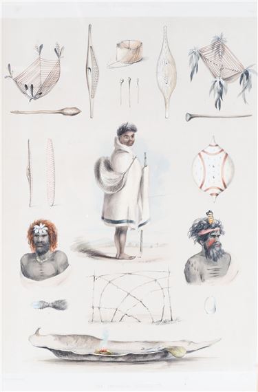 George French Angas | The Aboriginal Inhabitants | MutualArt