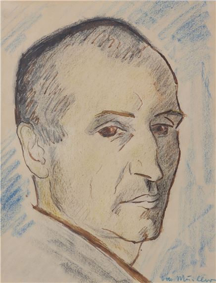 Otto Müller | Portrait of Alfred Faust | MutualArt