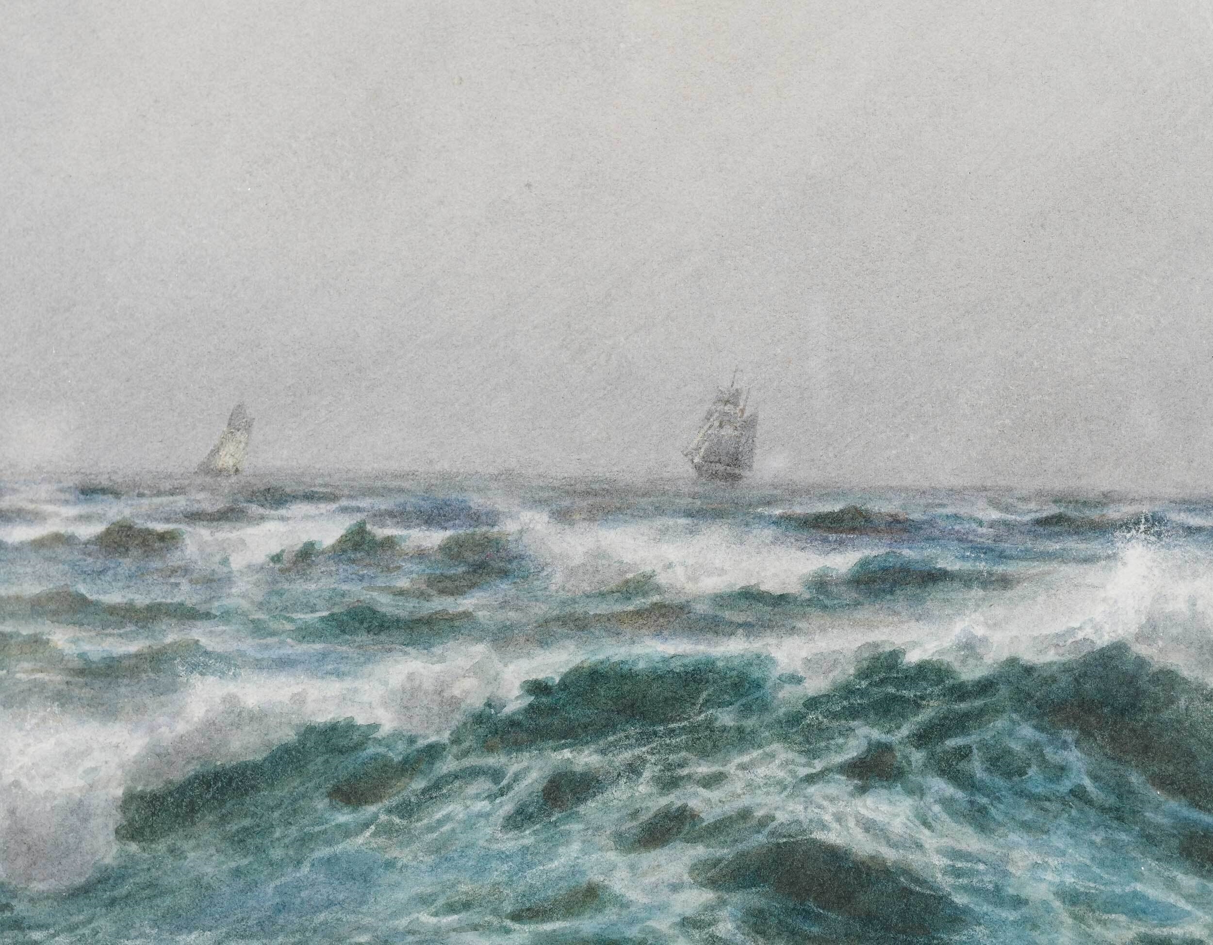 George Barker | Shipping off the Coast | MutualArt