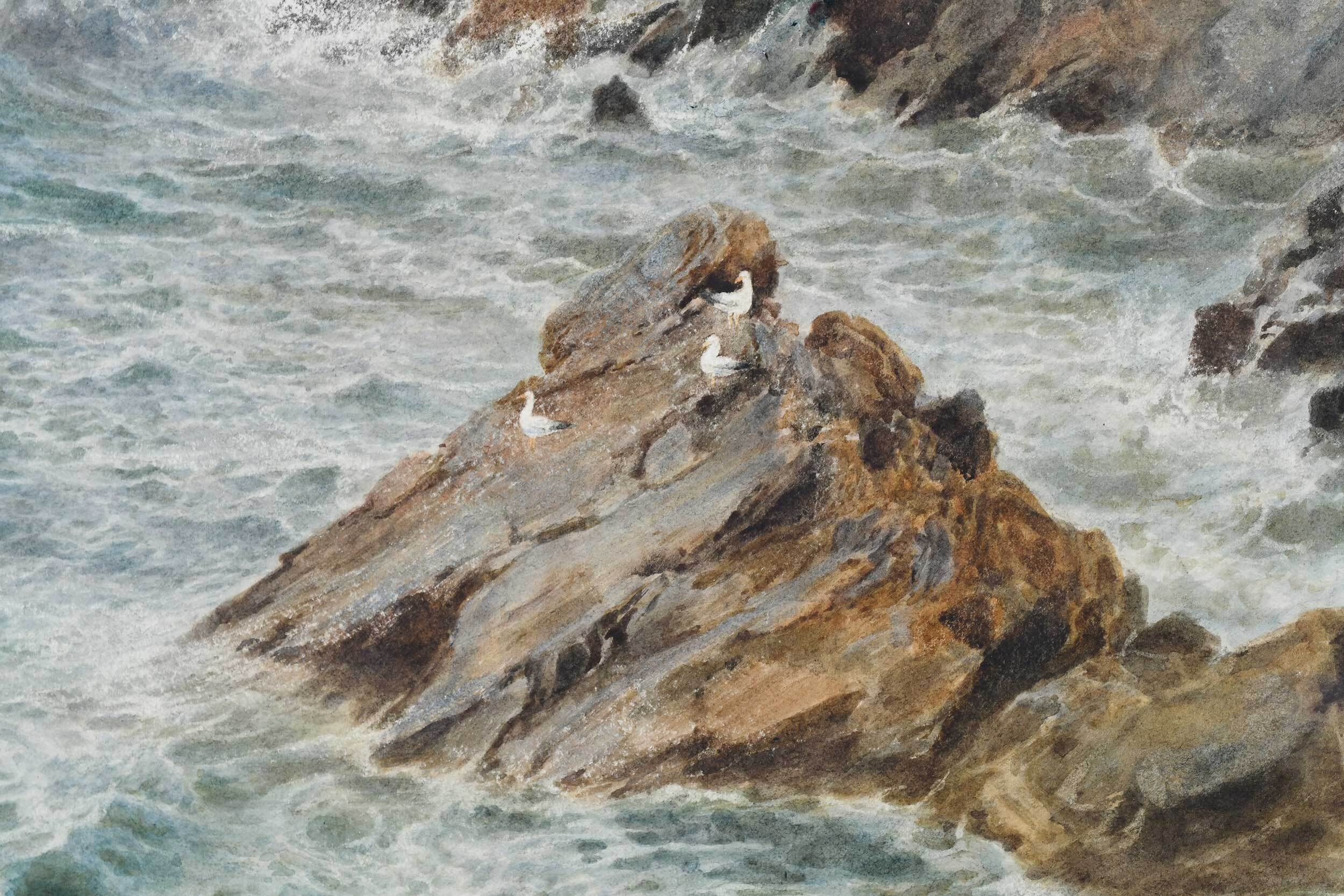 George Barker | Shipping off the Coast | MutualArt