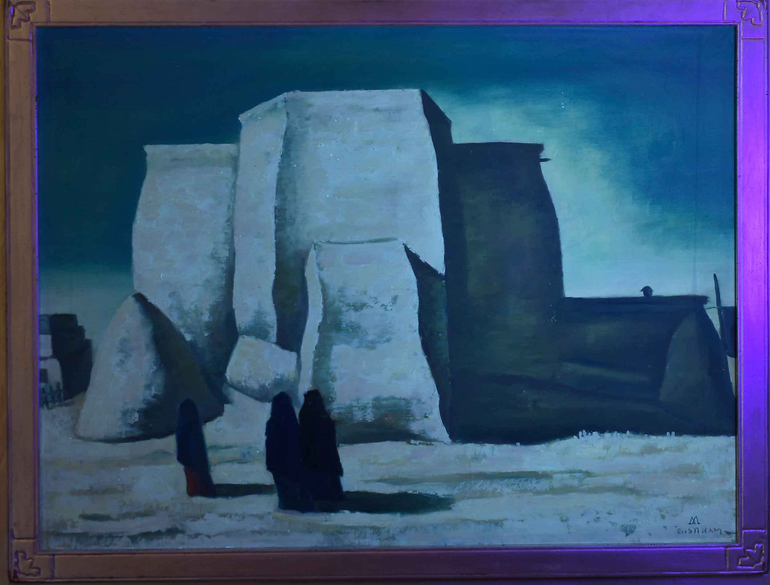 Emil James Bisttram | Ranchos de Taos Church (1956) | MutualArt