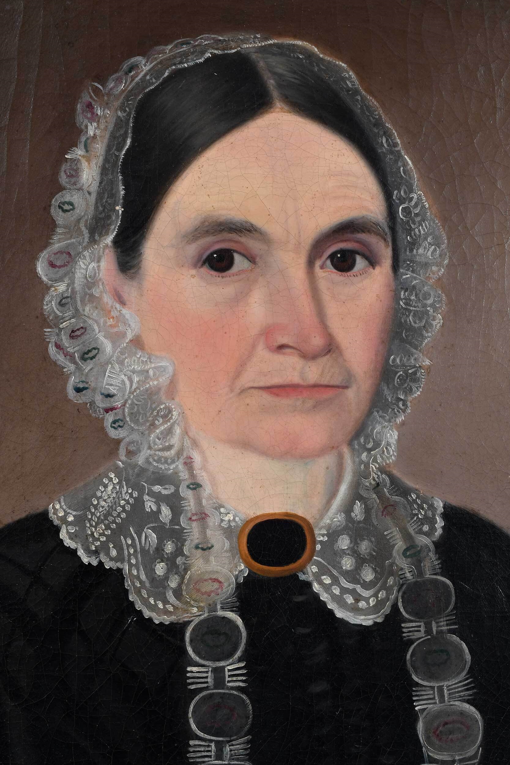 George Caleb Bingham | Portrait of Sara Jane Maven | MutualArt