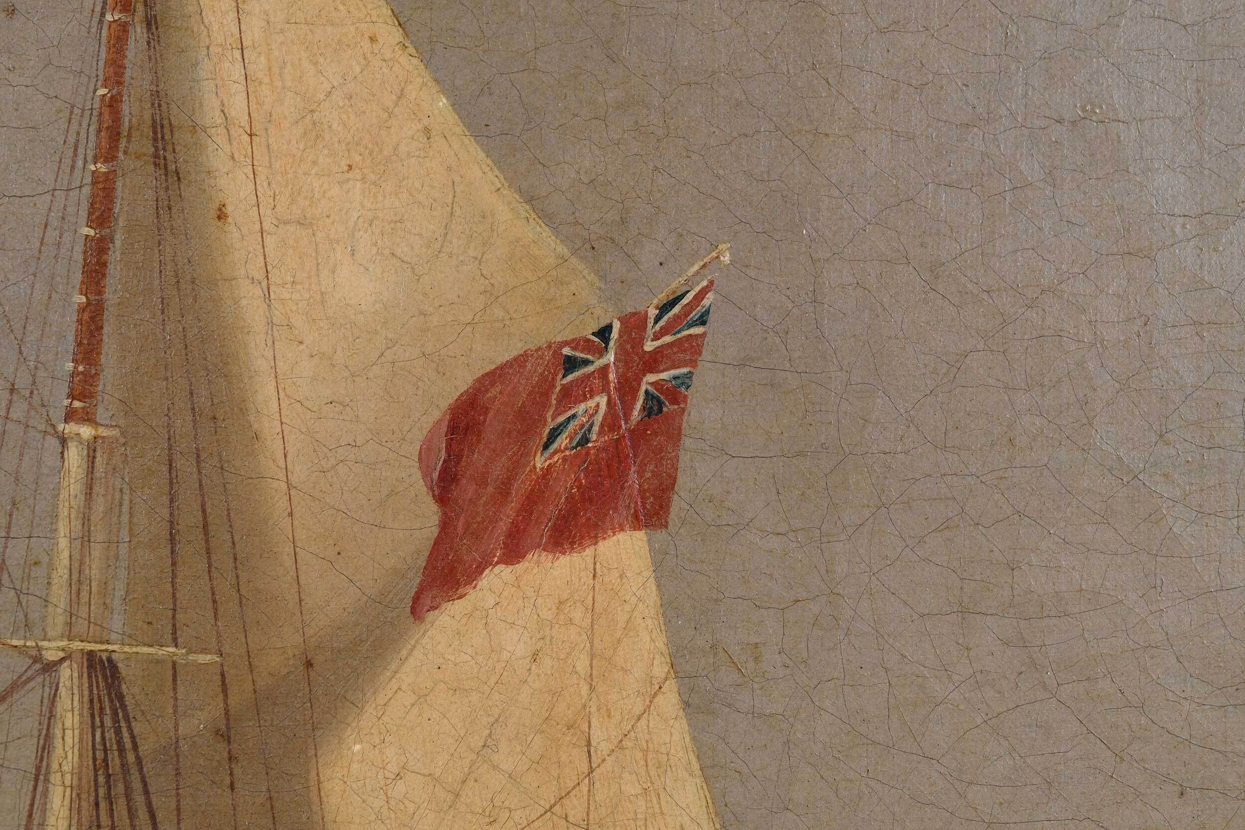 British School, 19th Century | A Three Masted Barque at Full Sail ...