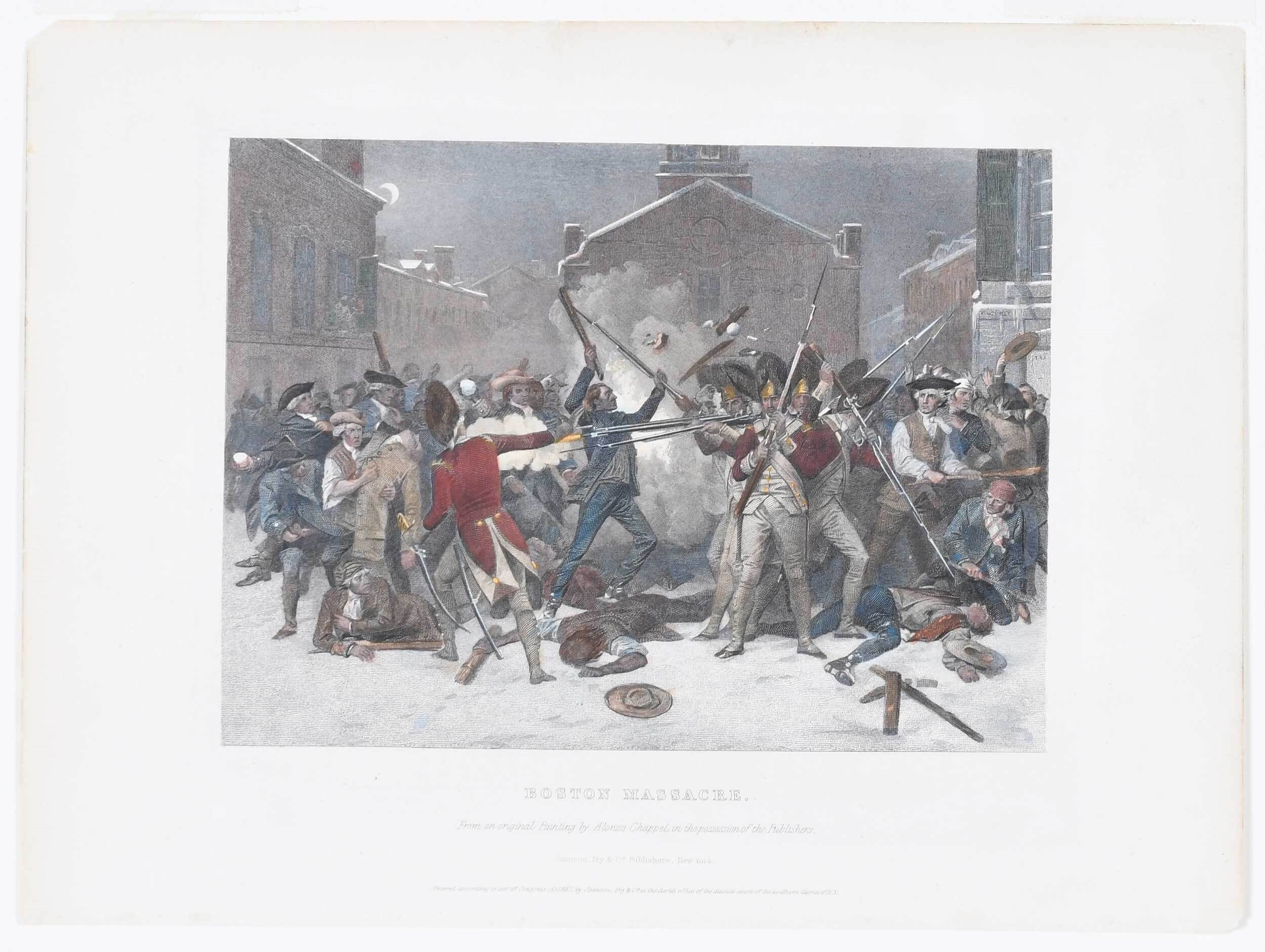Alonzo Chappel | Boston Massacre | MutualArt