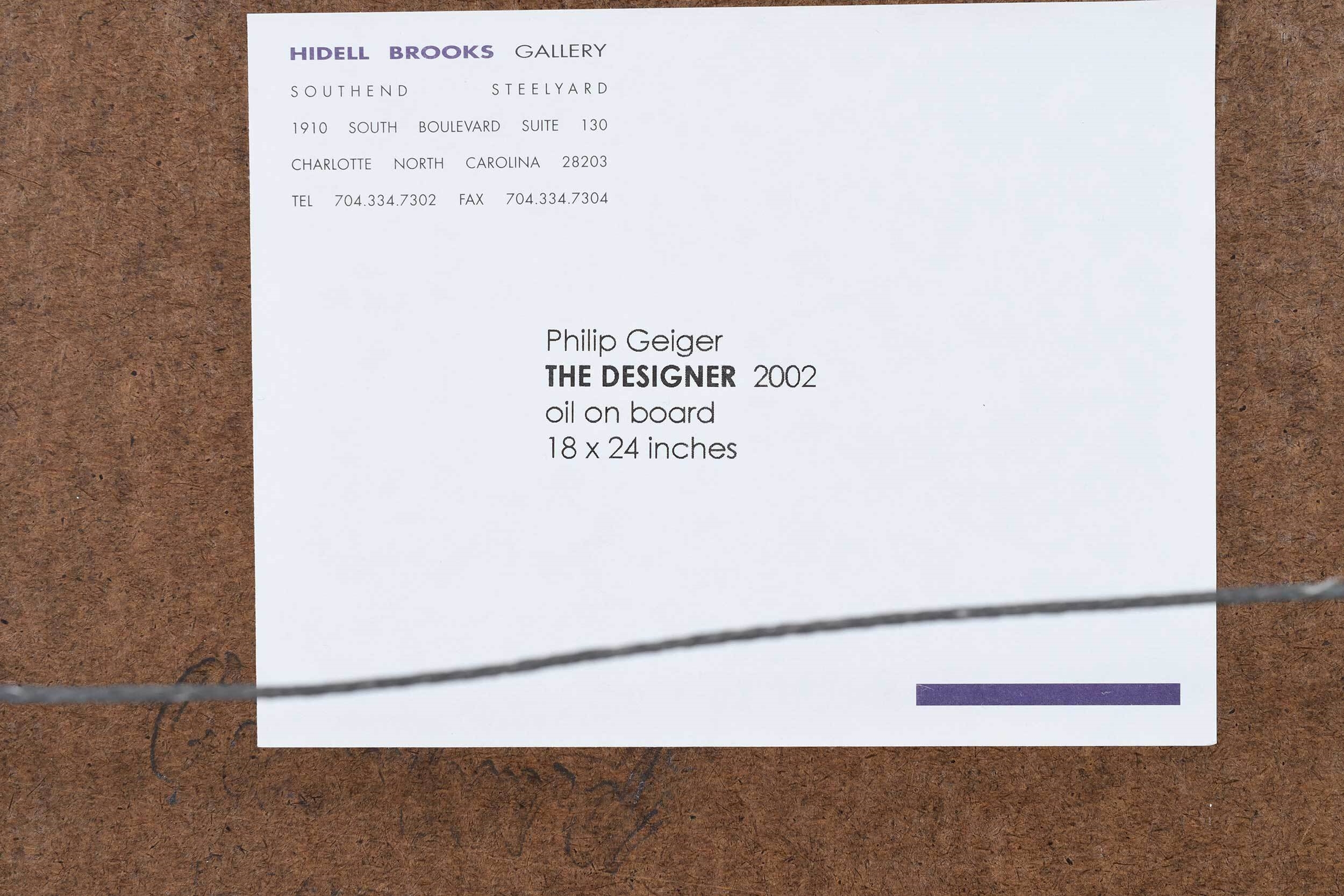 Philip Geiger | The Designer (2002) | MutualArt