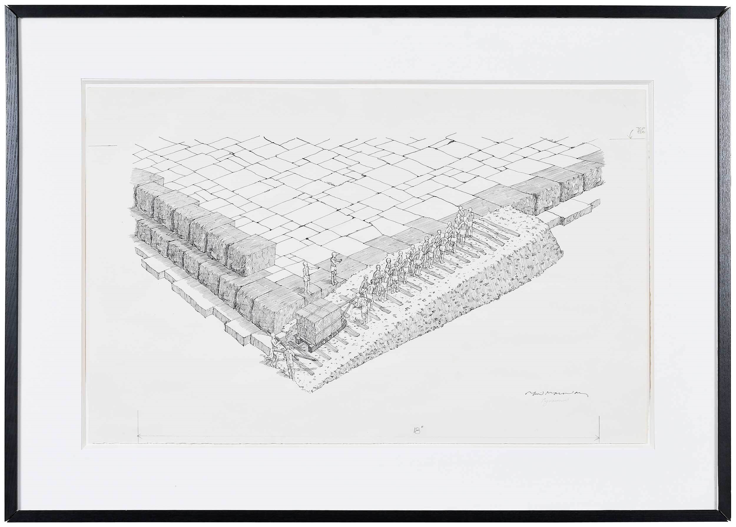 David Macaulay | Pyramid (Circa 1974) | MutualArt
