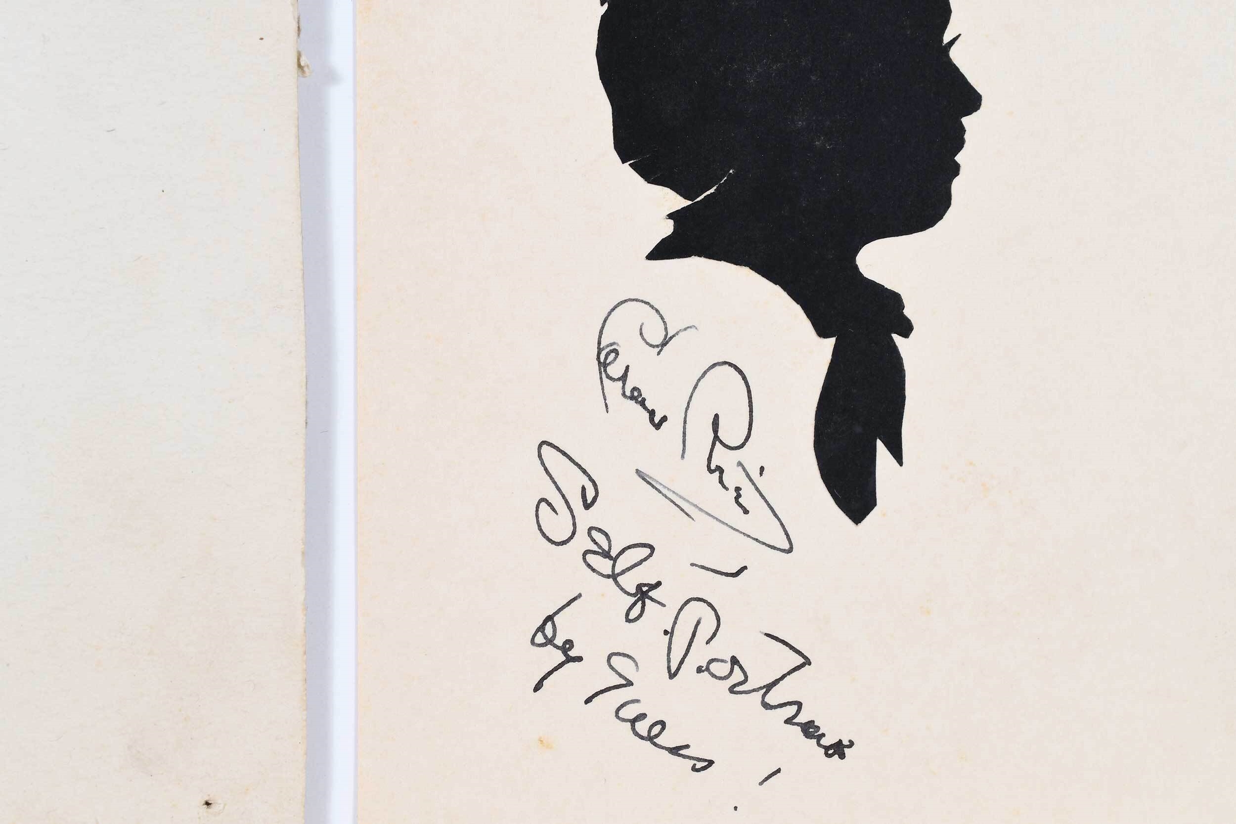 Carew Rice | Self Portrait, Nine Silhouettes | MutualArt