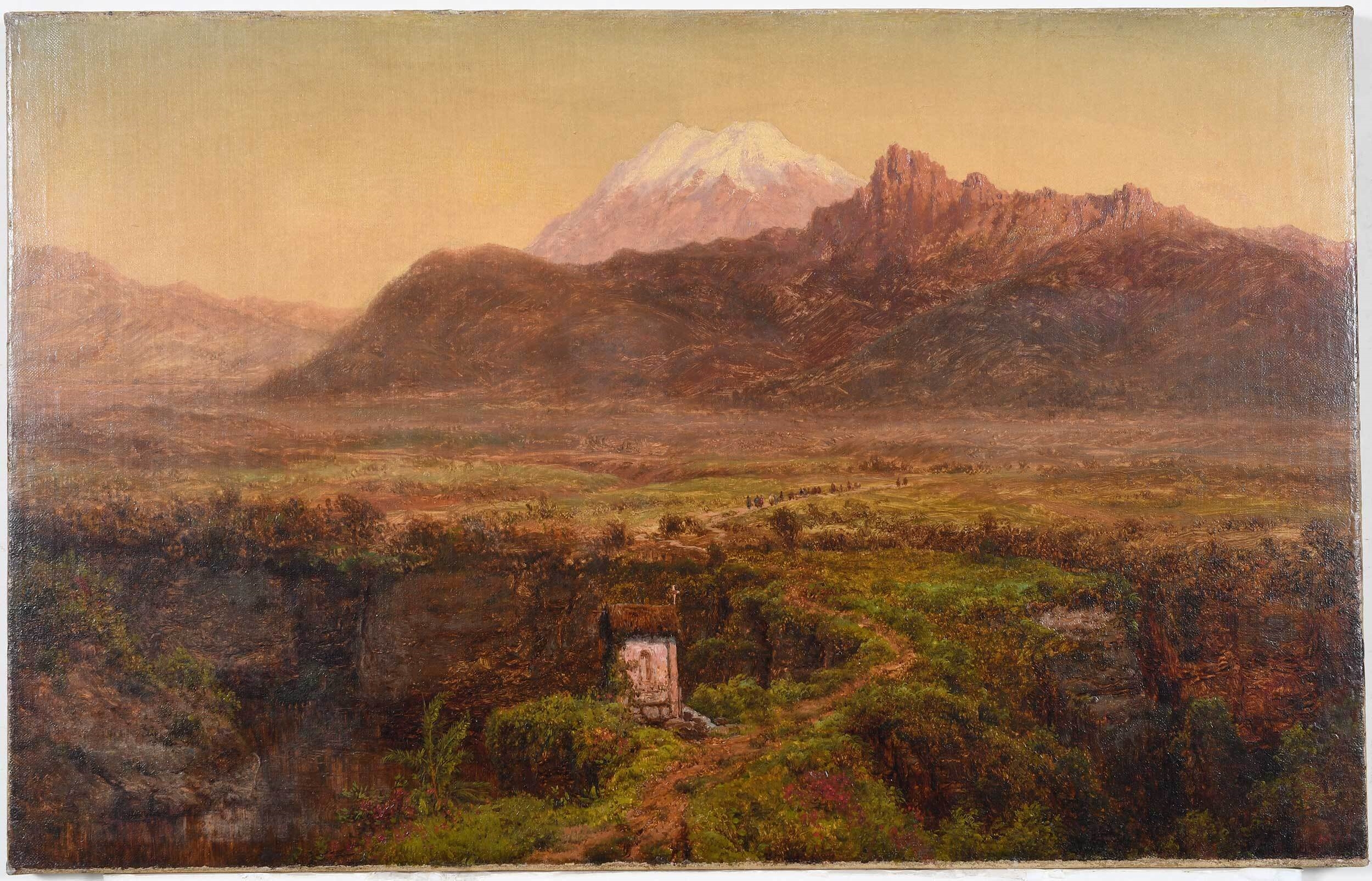 Louis Remy Mignot | Mount Chimborazo (1862) | MutualArt