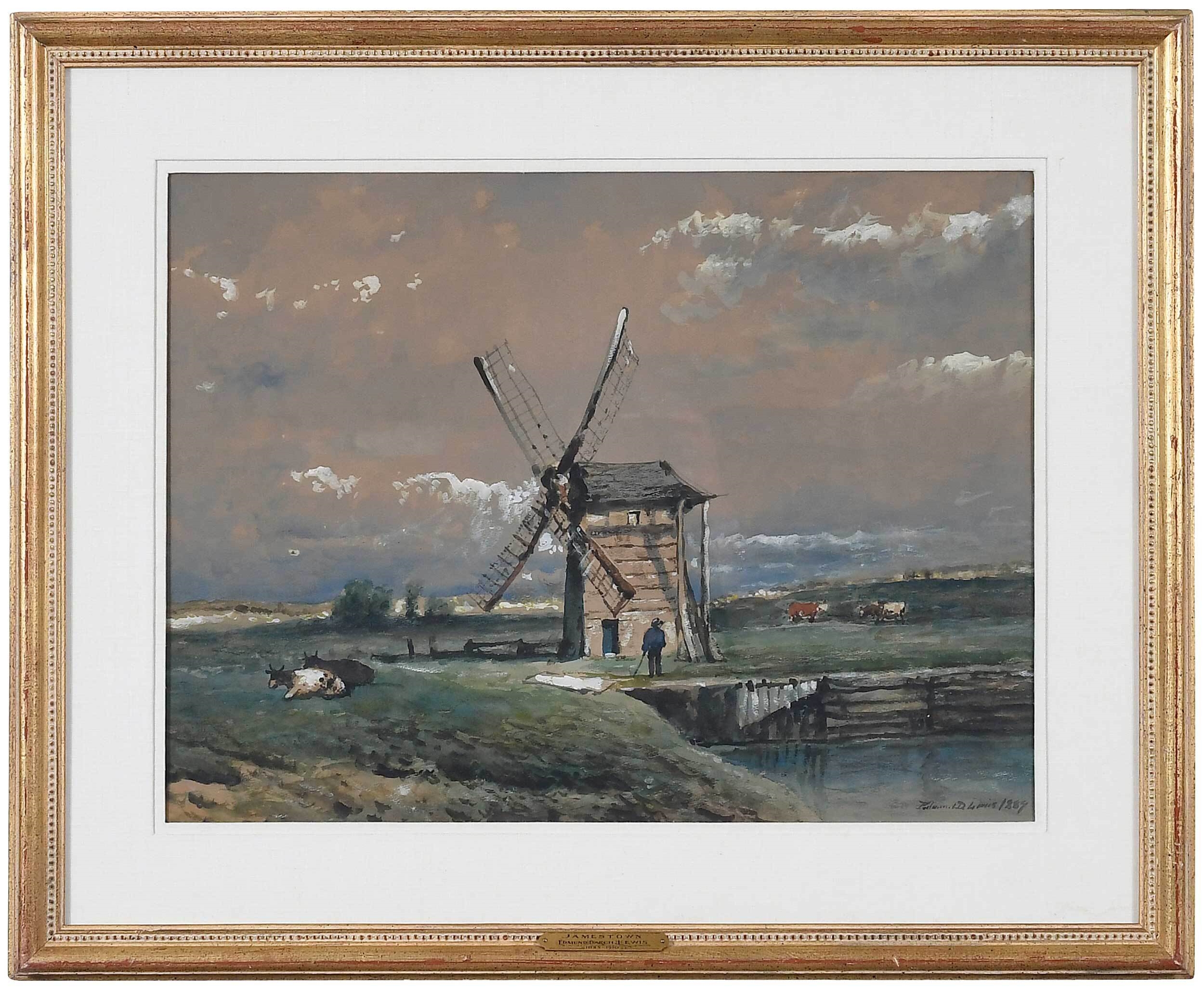Edmund Darch Lewis | Windmill (1889) | MutualArt