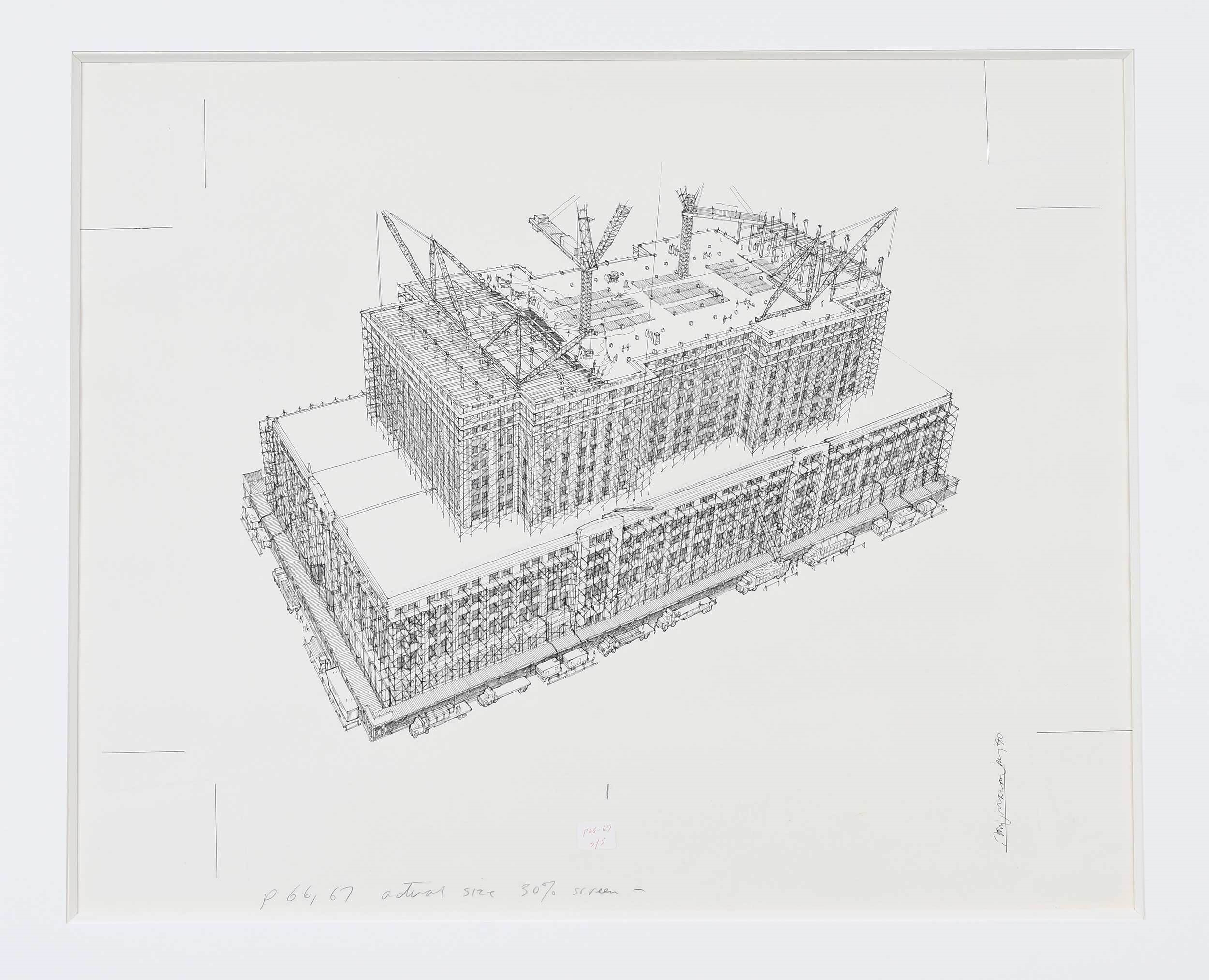David Macaulay | Skyscraper Construction (1980) | MutualArt
