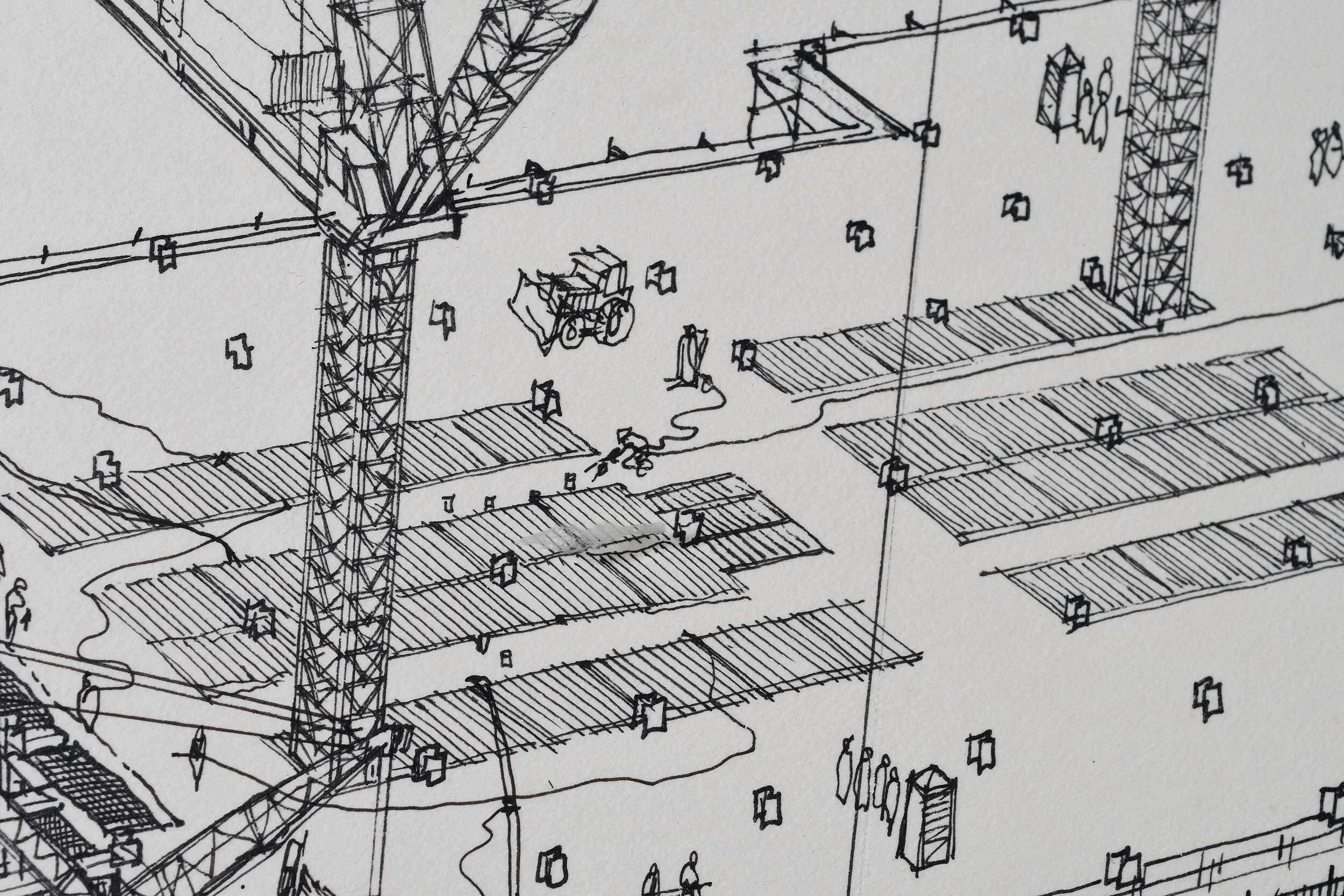 David Macaulay | Skyscraper Construction (1980) | MutualArt