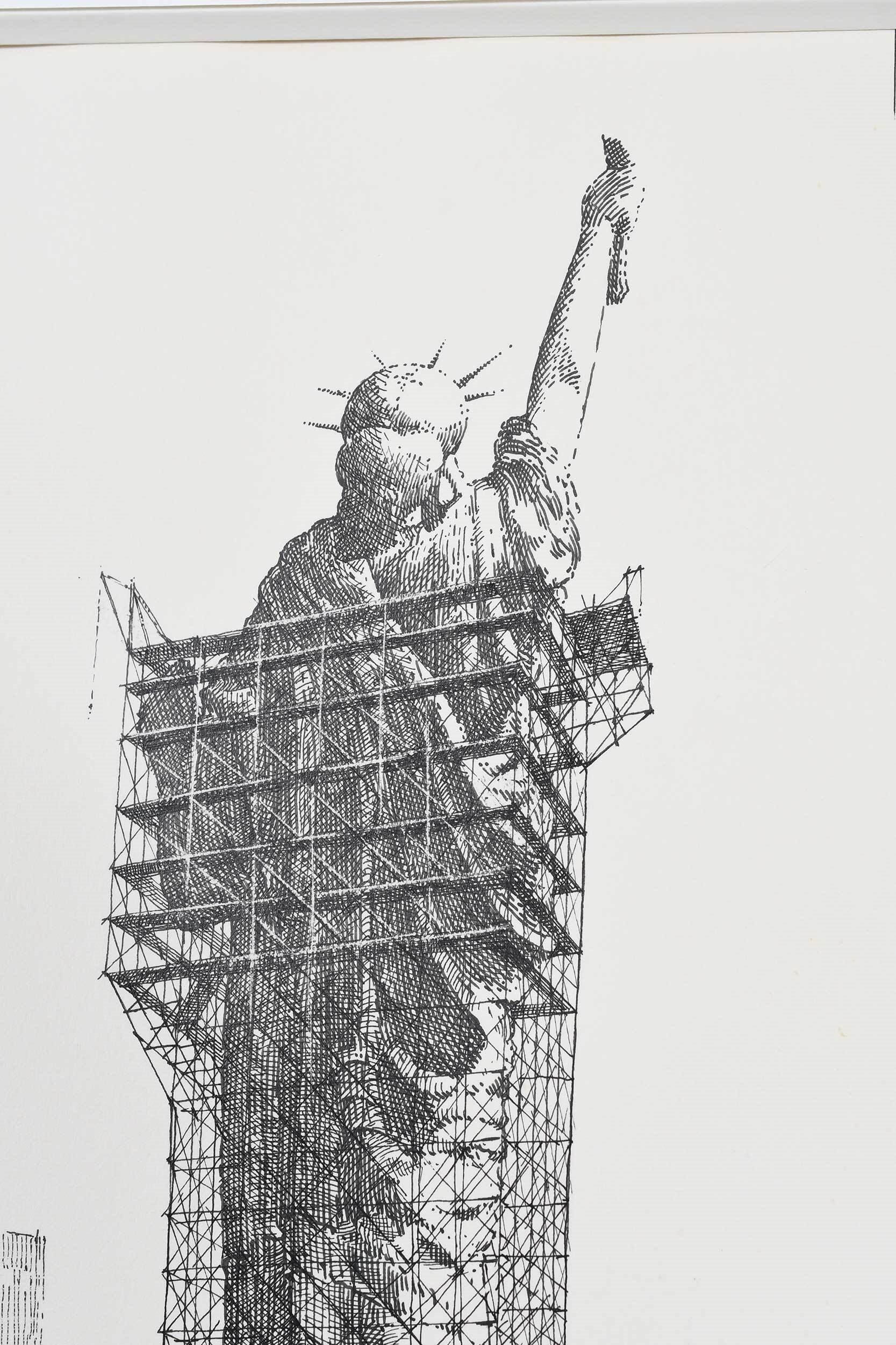 David Macaulay | Statue of Liberty (1980) | MutualArt