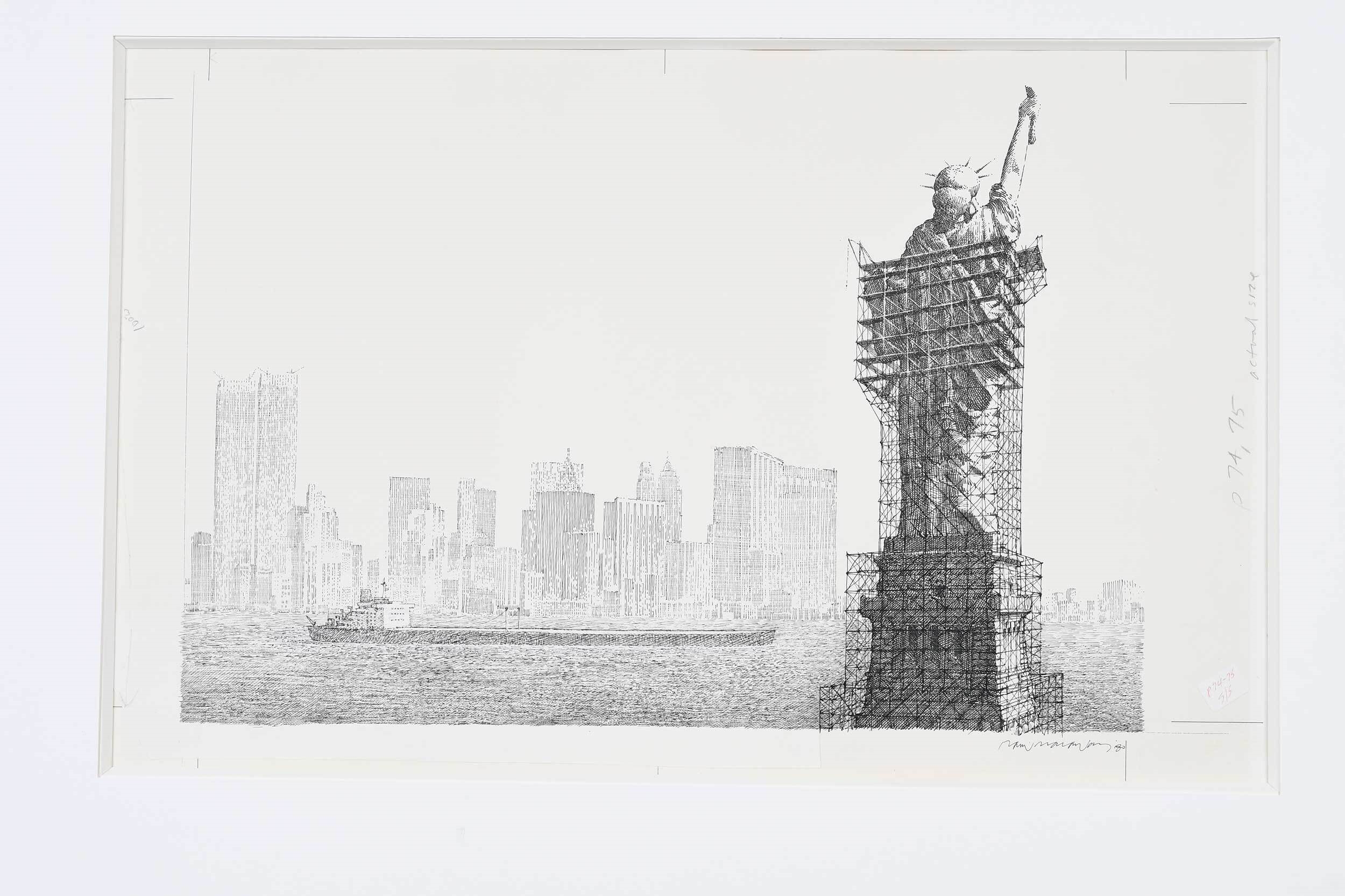 David Macaulay | Statue of Liberty (1980) | MutualArt