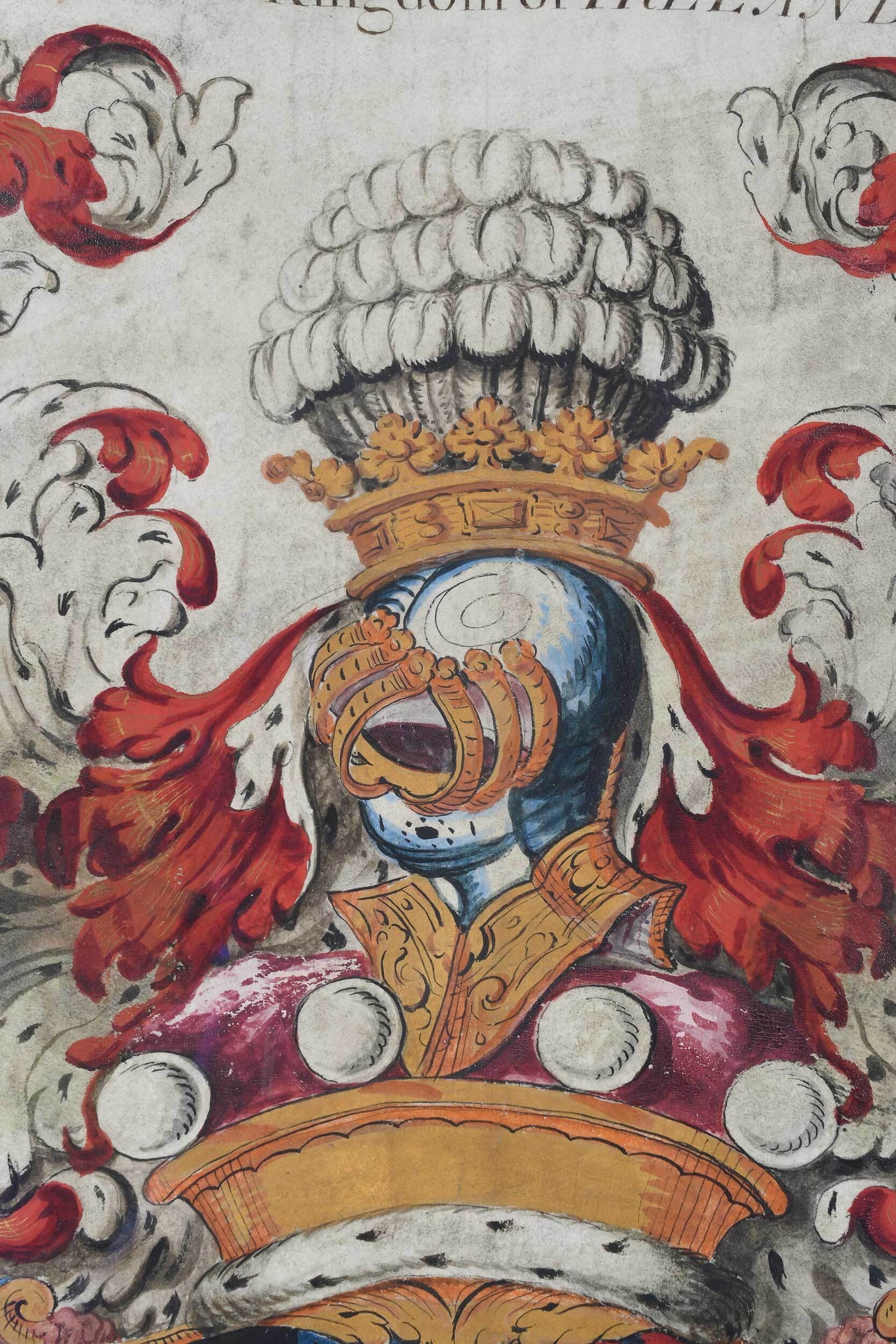 William Fitz | Triple Coat of Arms for the William Lord Fitzwilliam ...