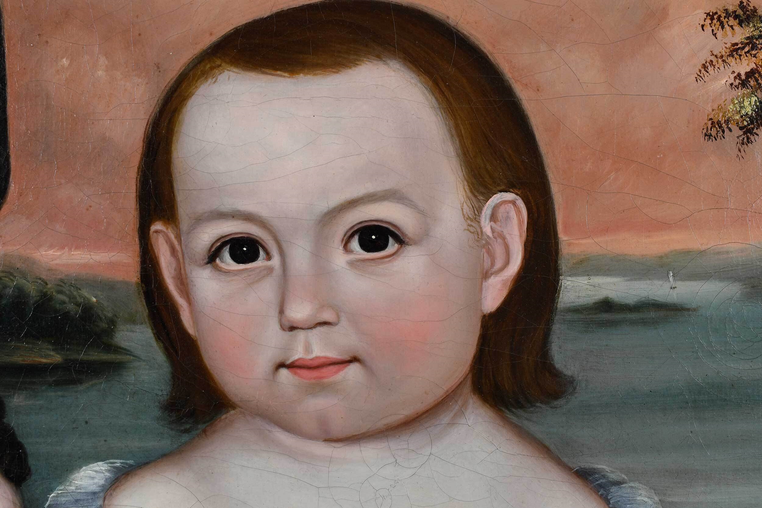 Joseph Whiting Stock | Portrait of a Mother and Child (Circa 1840 ...