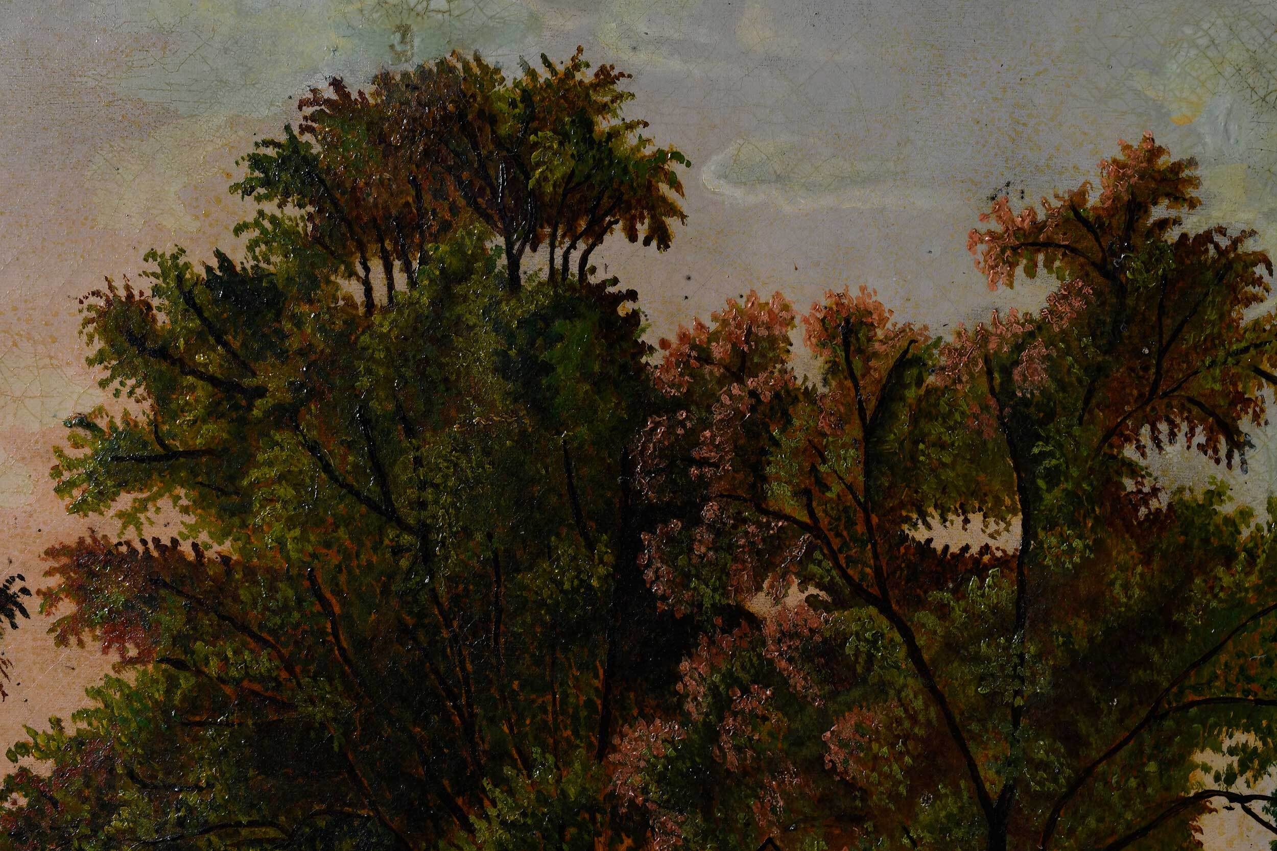 Thomas Chambers | Pastoral Primitive Landscape | MutualArt