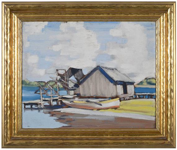 John Kelly Fitzpatrick | Fish House at West Bay (1937) | MutualArt