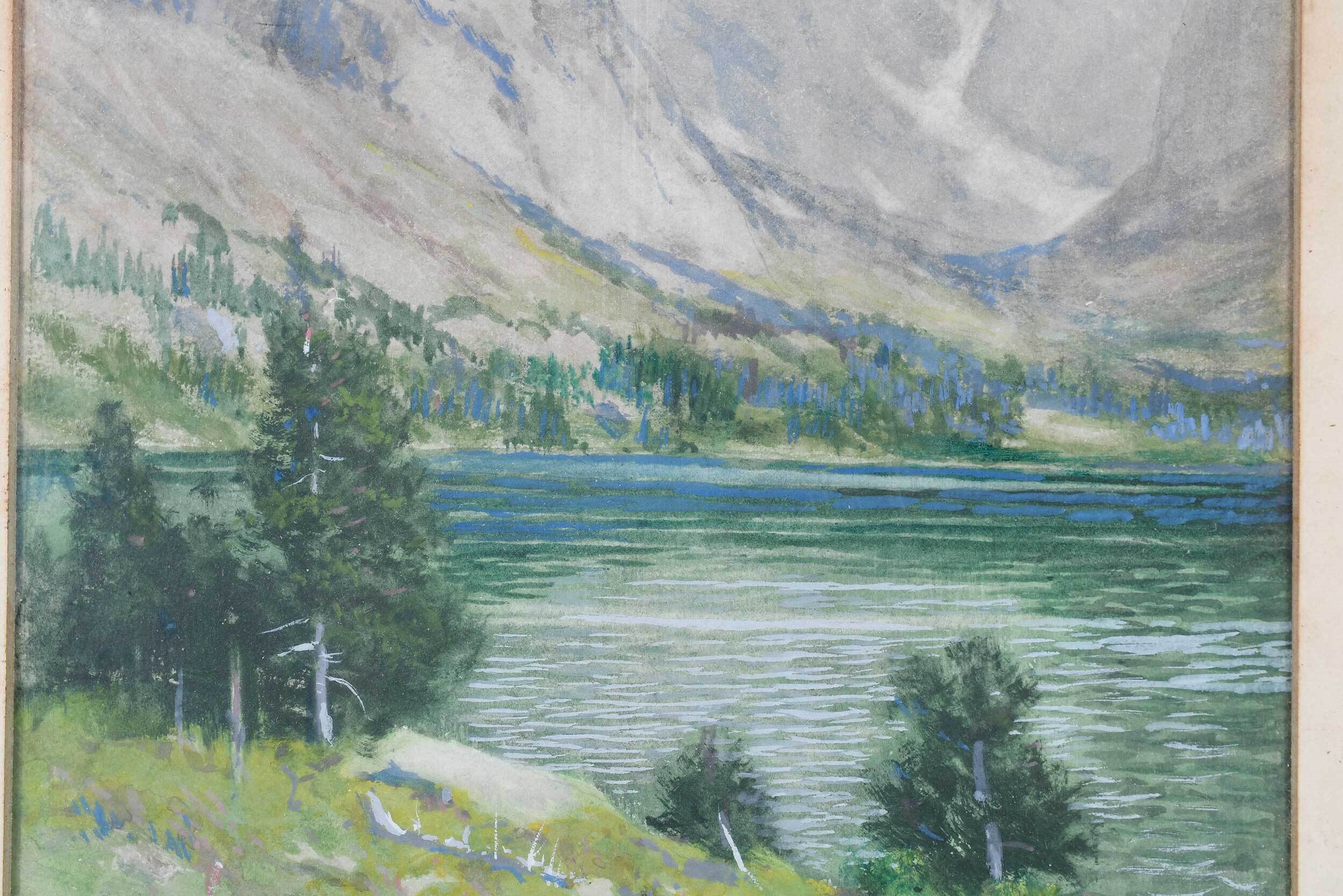 Charles Partridge Adams | Gray Day at Loch Vale | MutualArt