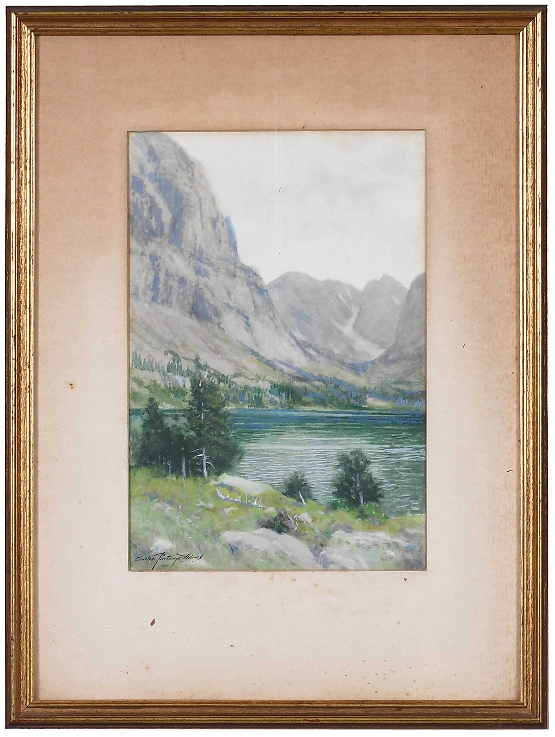 Charles Partridge Adams | Gray Day at Loch Vale | MutualArt