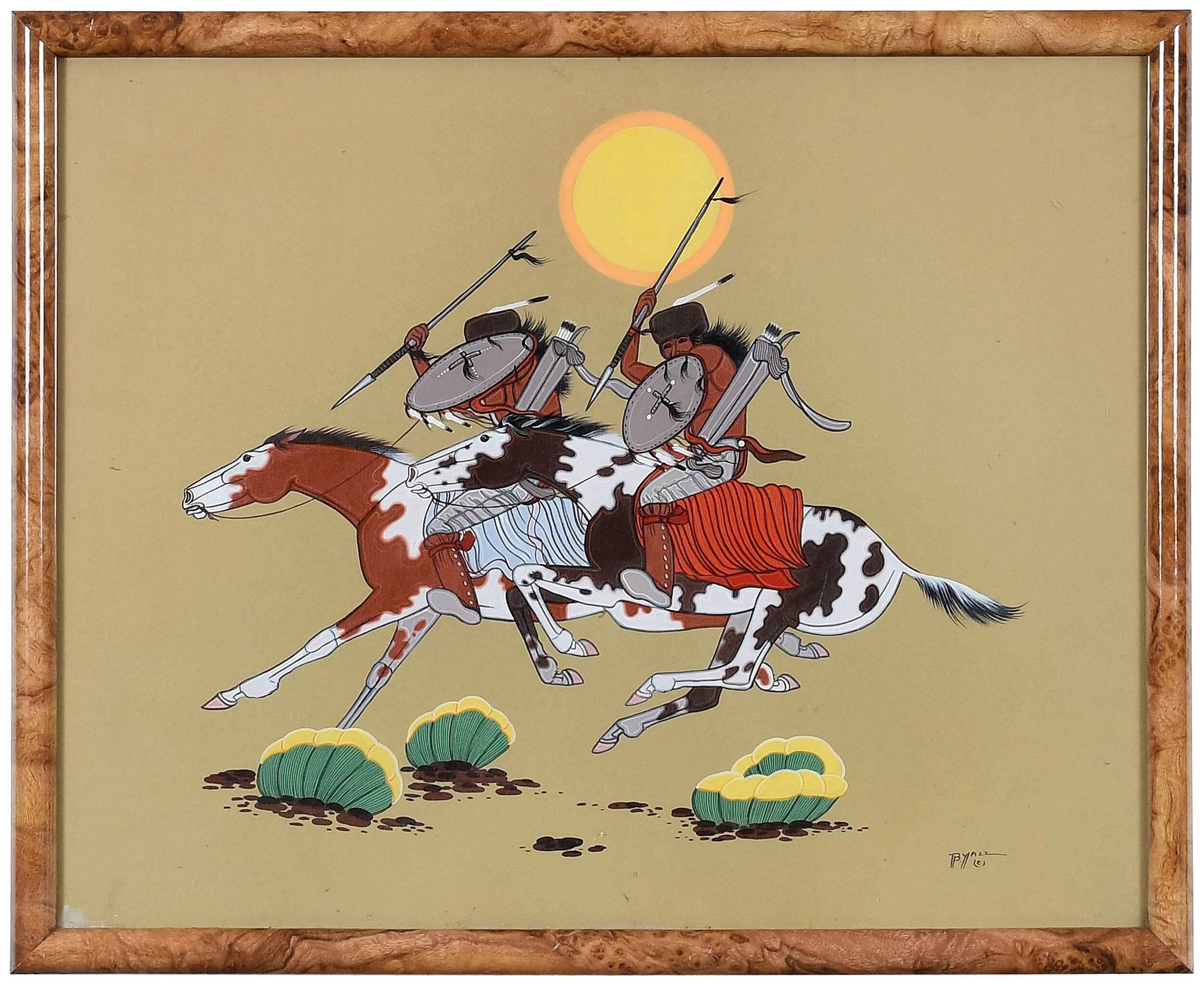 Beatien Yazz | Braves on Horseback | MutualArt