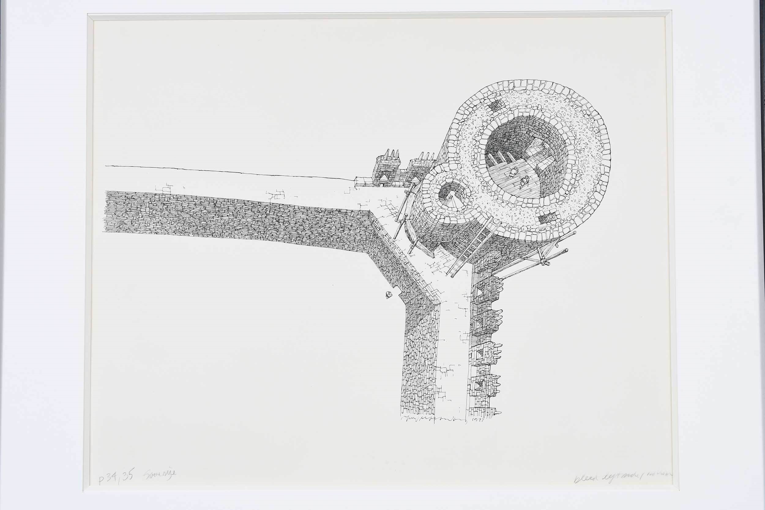 David Macaulay | Tower Construction (1977) | MutualArt