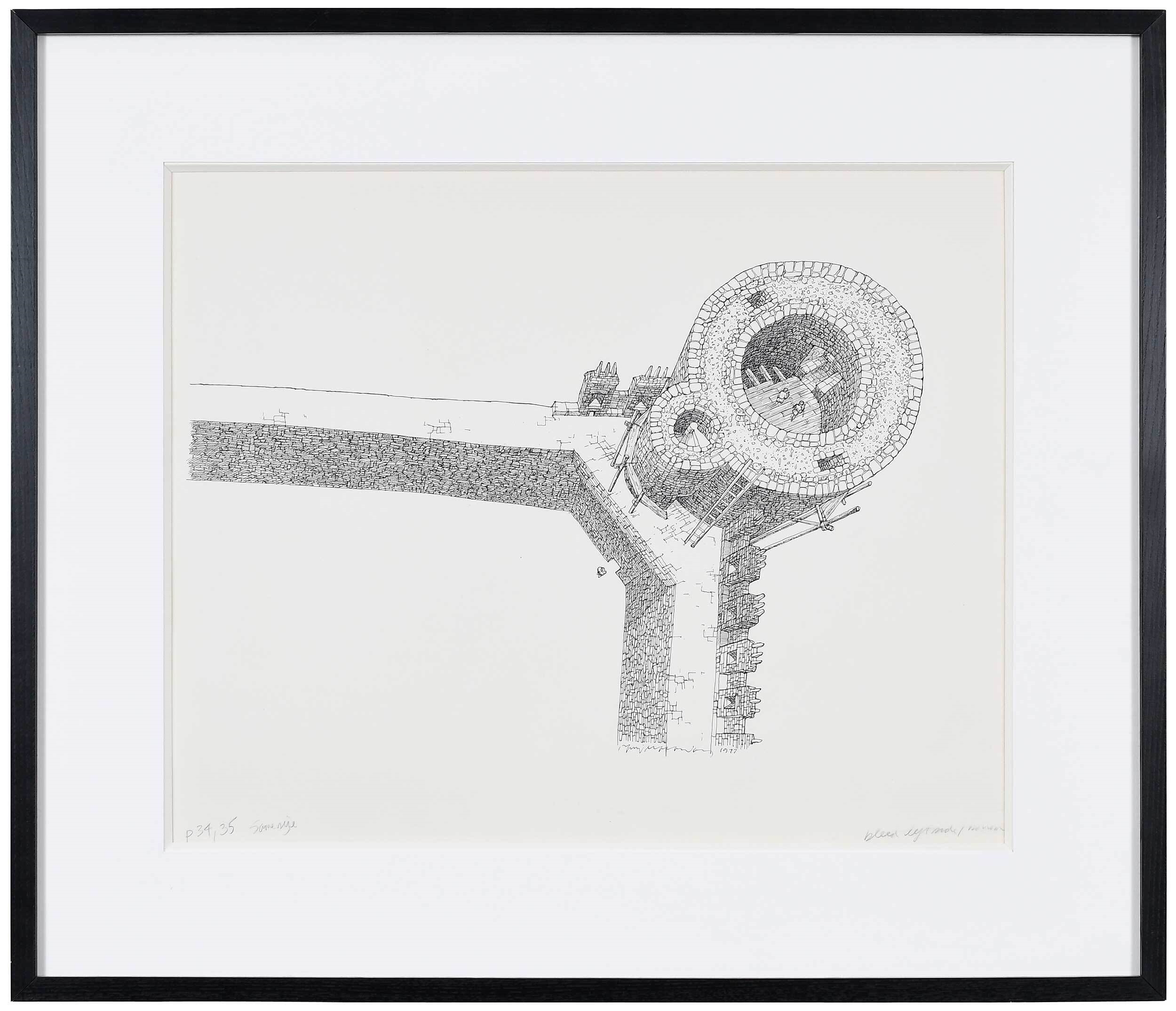 David Macaulay | Tower Construction (1977) | MutualArt