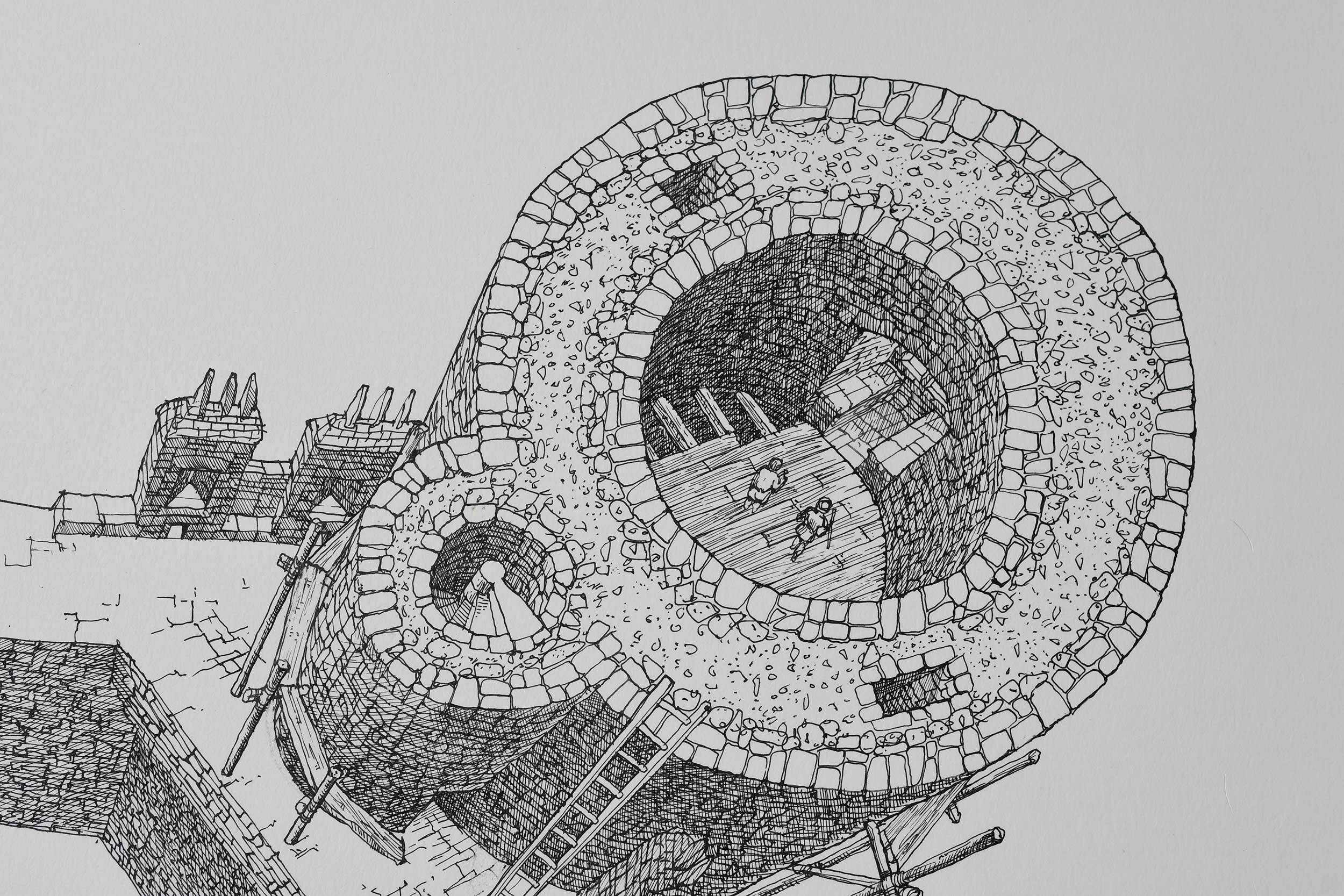 David Macaulay | Tower Construction (1977) | MutualArt