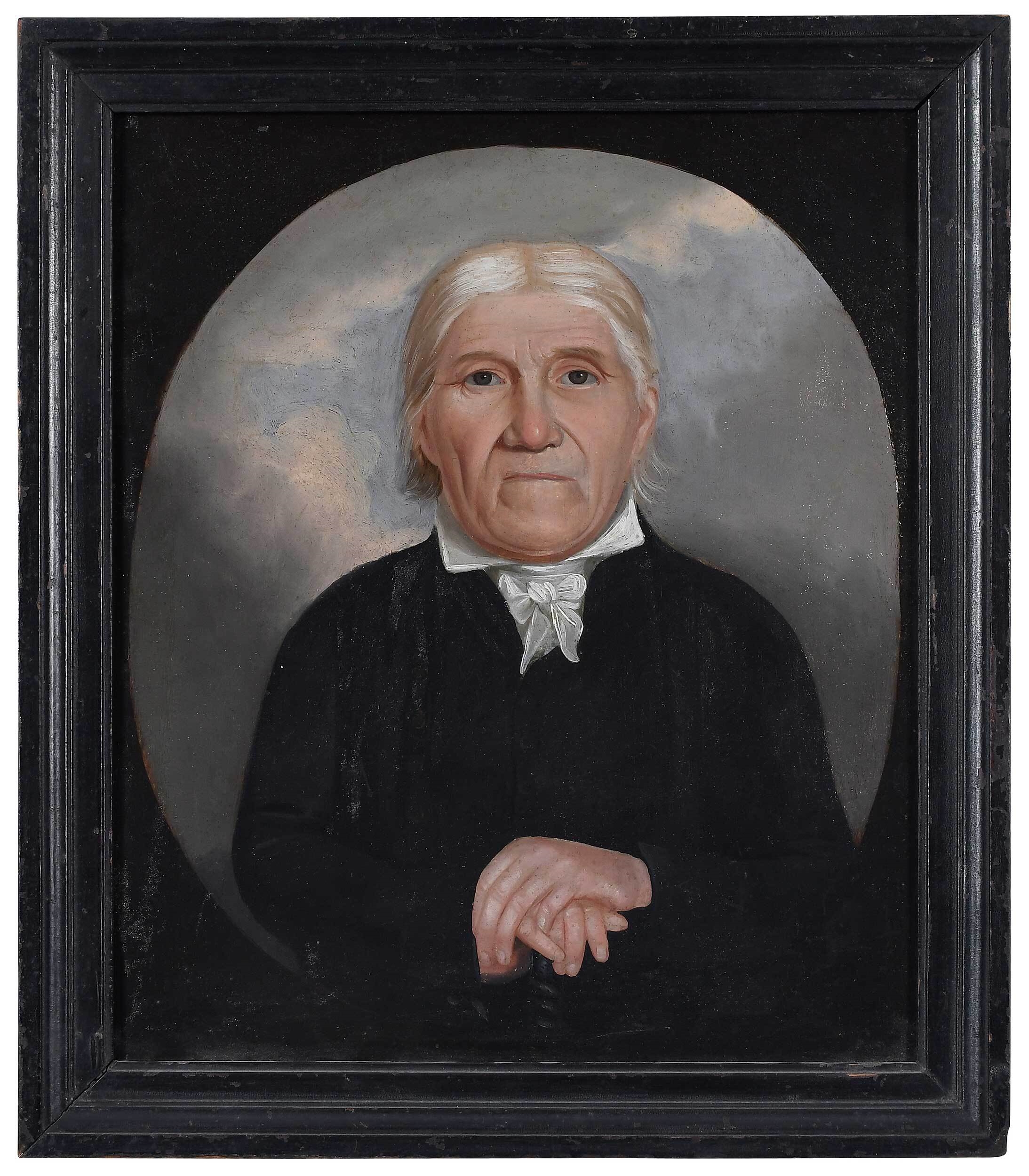 American School, 19th Century | Portrait of a Quaker Gentleman | MutualArt