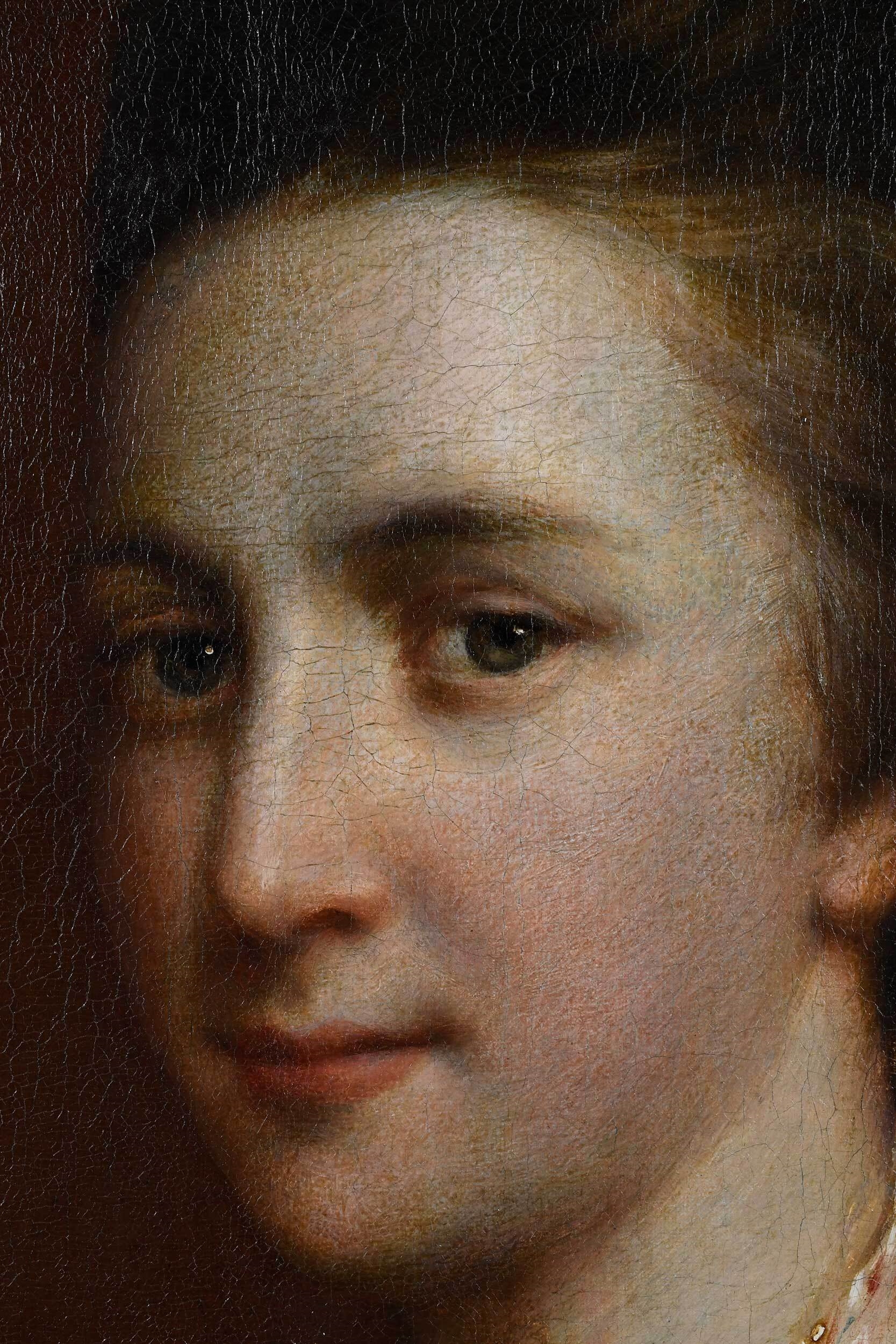 Francis Cotes | Portrait of a Lady in a Gold Gown (Circa 1770) | MutualArt