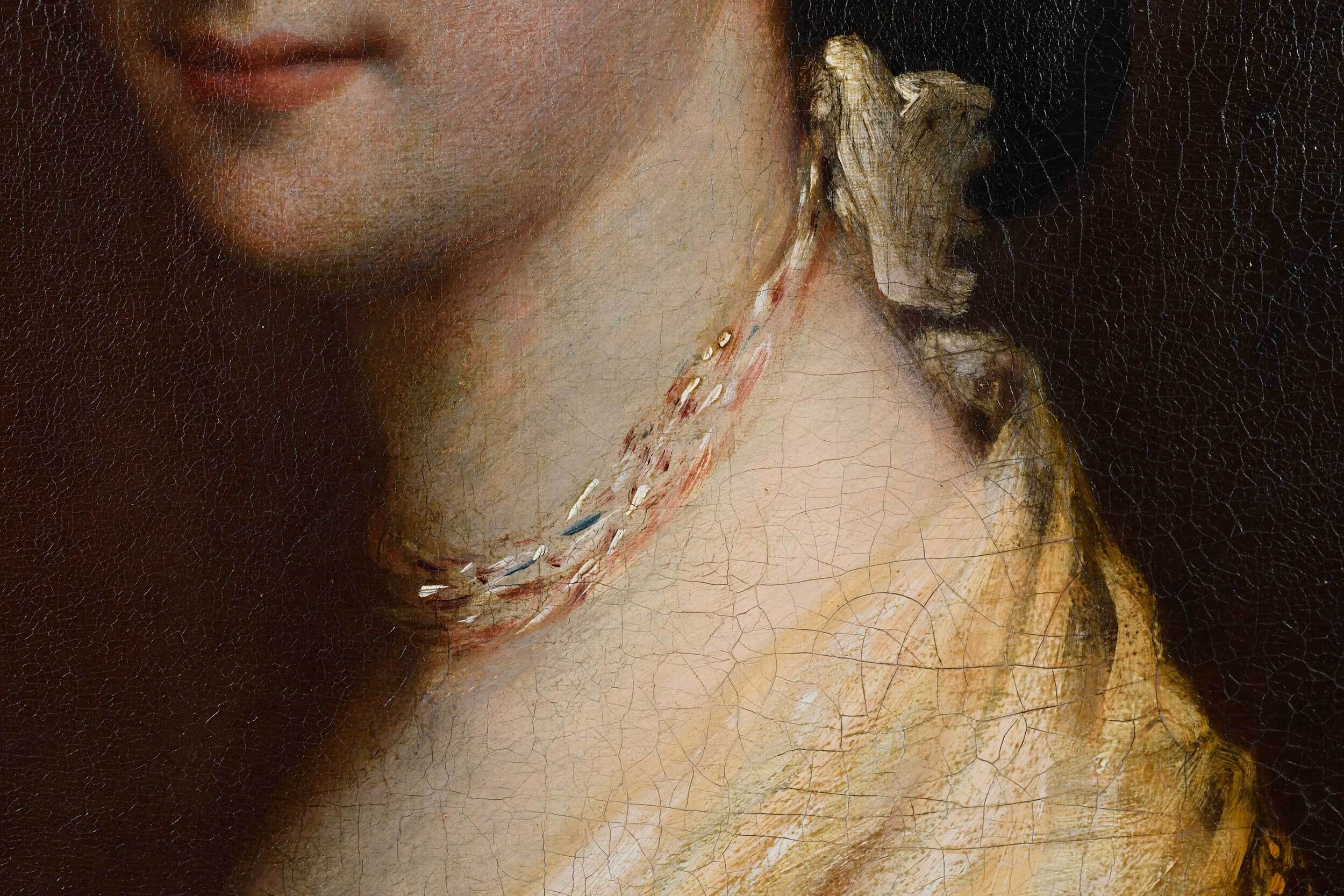 Francis Cotes | Portrait of a Lady in a Gold Gown (Circa 1770) | MutualArt