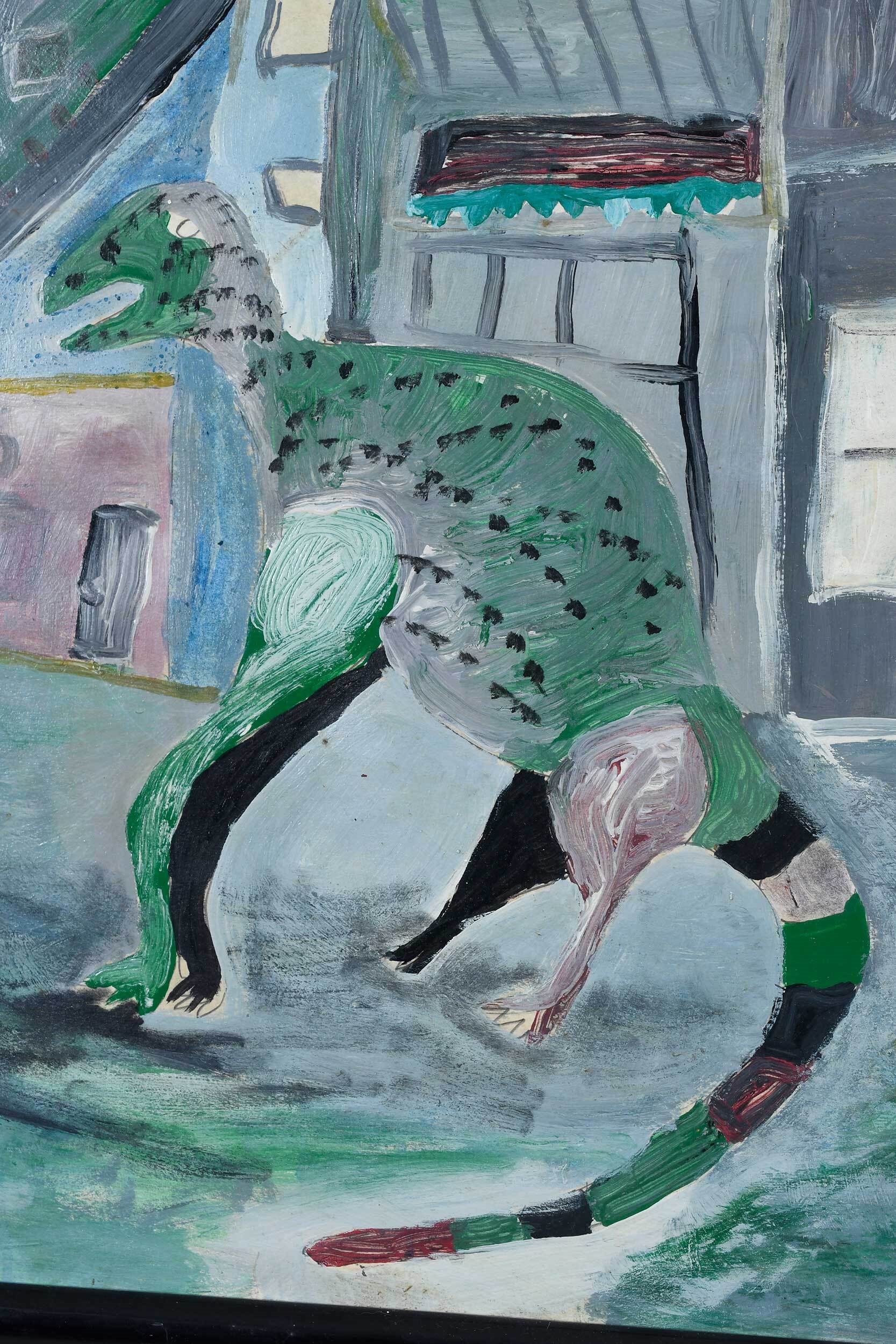 Charlie Lucas | Man and His Dinosaur | MutualArt